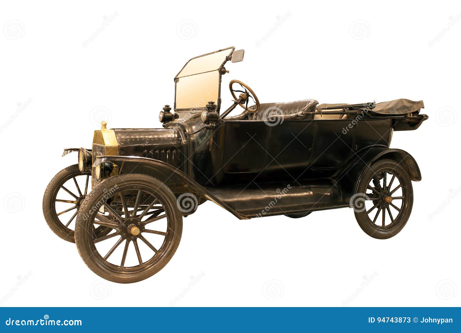 Carro Velho Antigo No Estilo Retro Imagem de Stock - Imagem de cromo ...