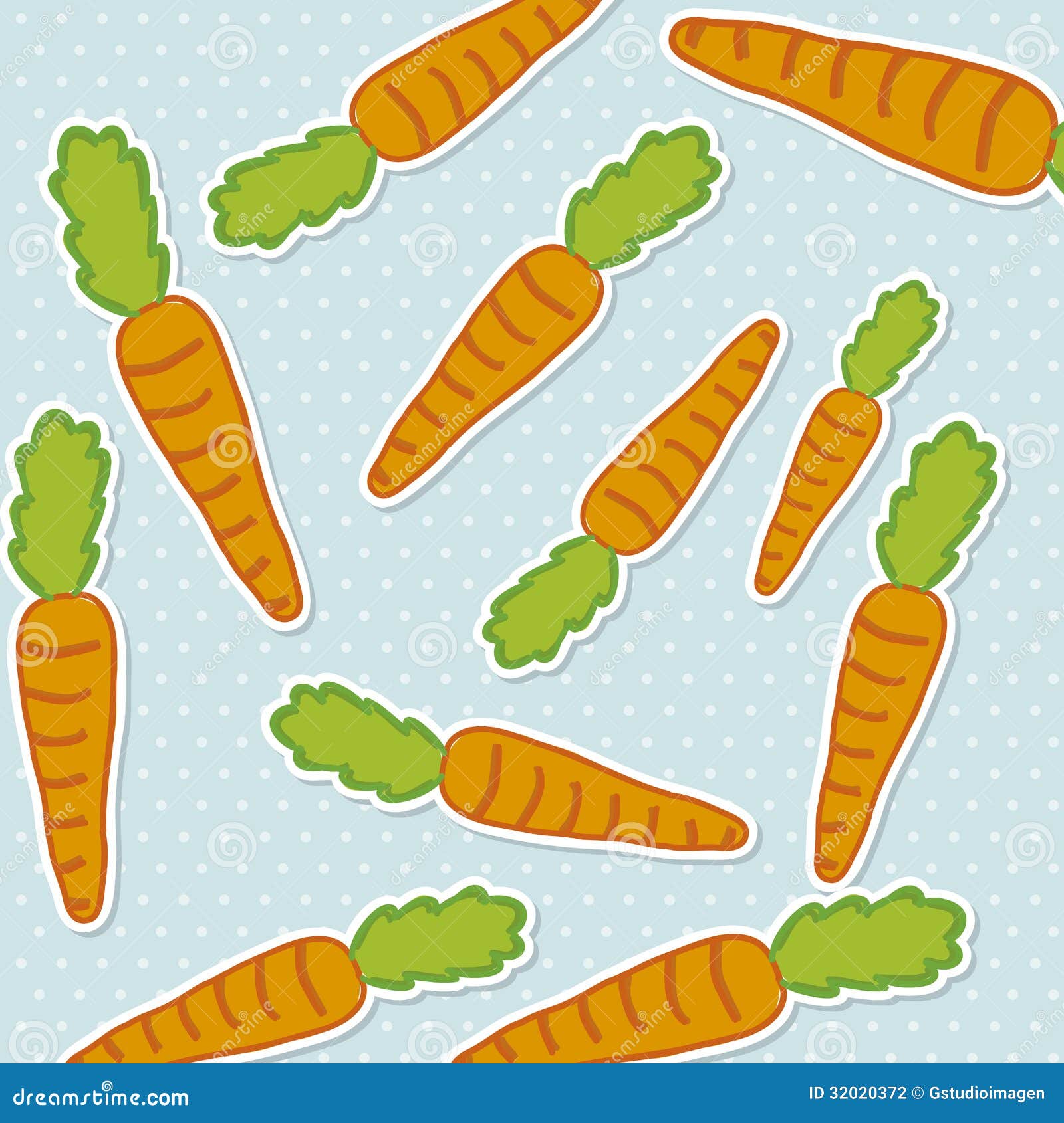 Carrot background stock vector. Illustration of baby - 32020372