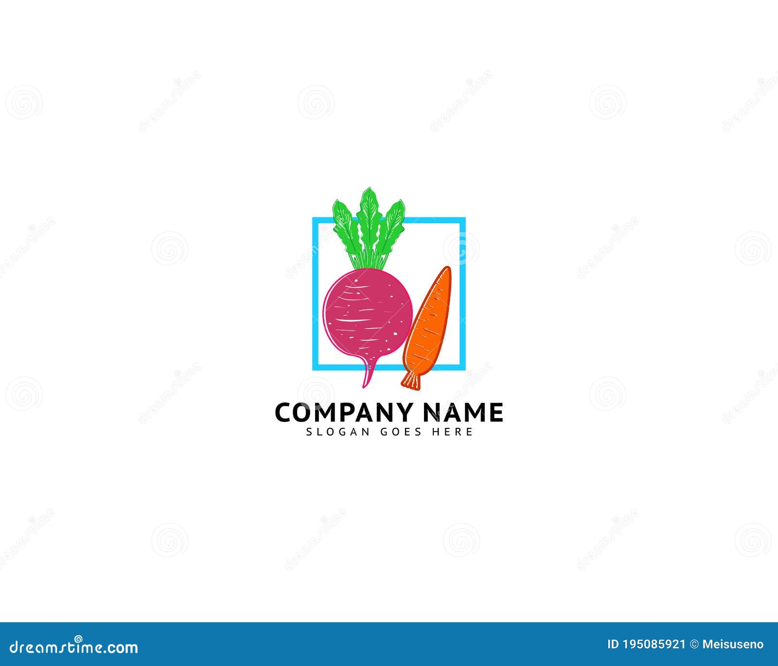 Carrot with Beetroot Logo Design Vector Template Stock Vector ...