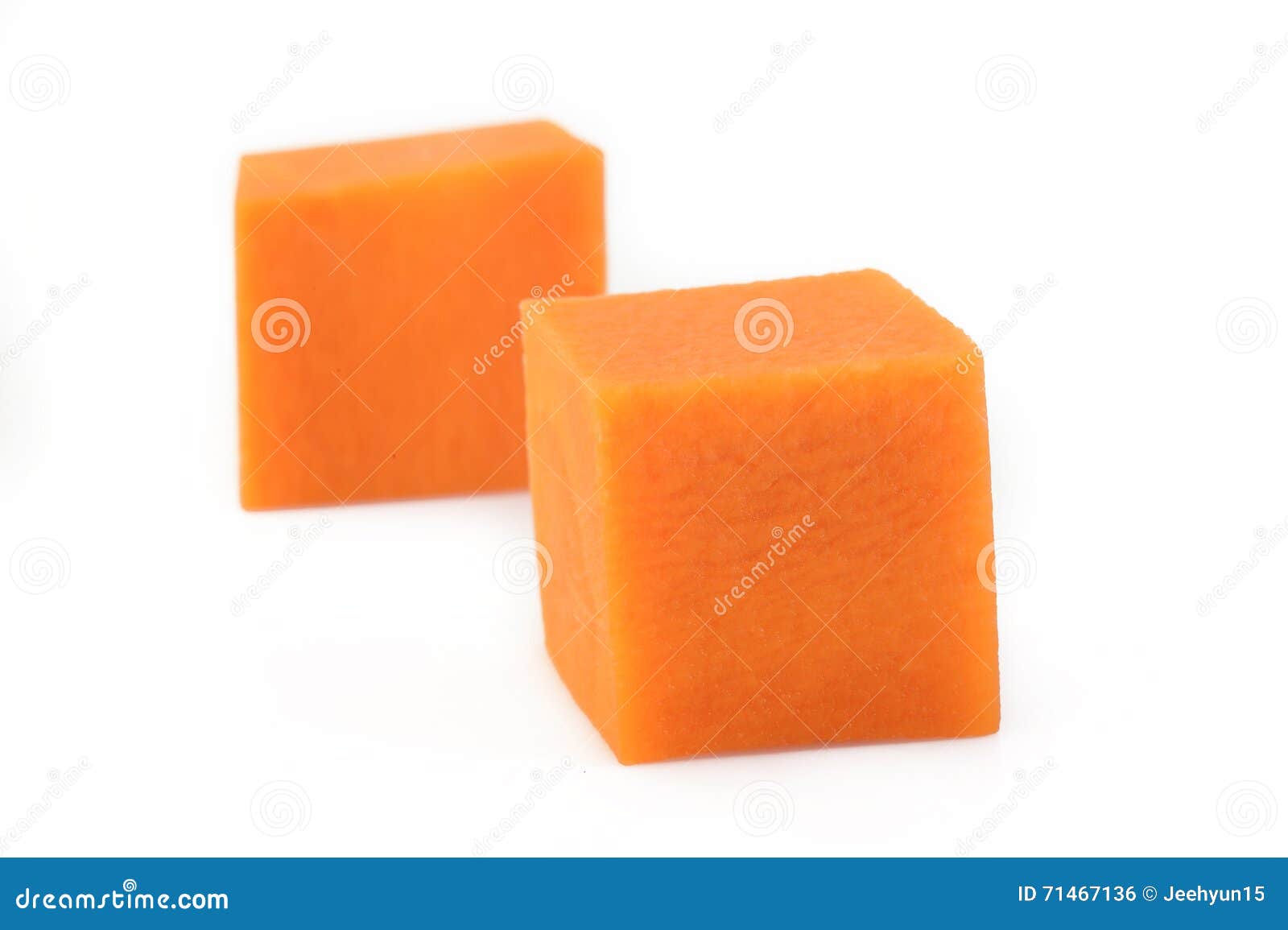Carrot cube stock photo. Image of vegan, fresh, vegetable - 71467136
