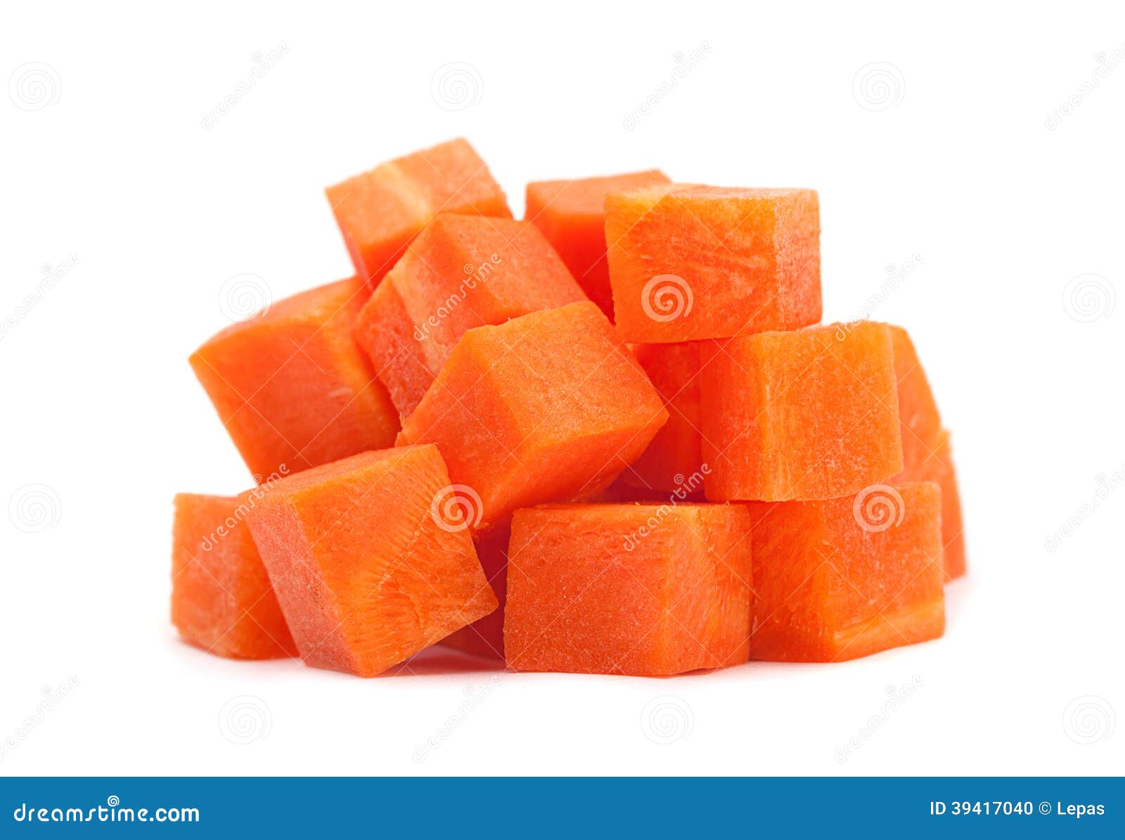 Carrot cube stock photo. Image of cube, freshness, healthy - 39417040