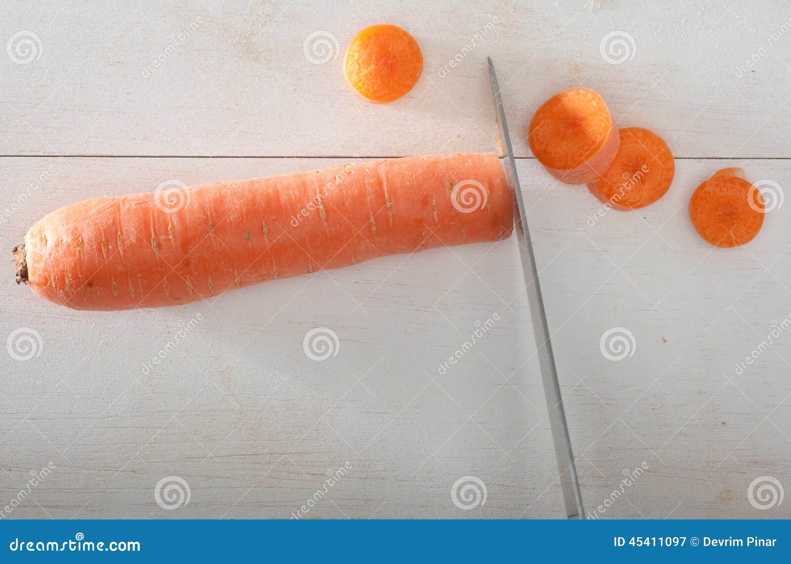 Carrot Cut stock image. Image of white, slice, organic - 45411097
