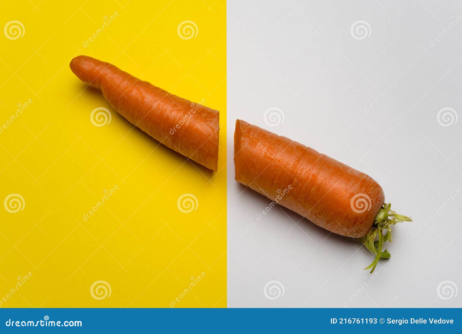 Carrot cut stock image. Image of slice, eating, plate - 216761193