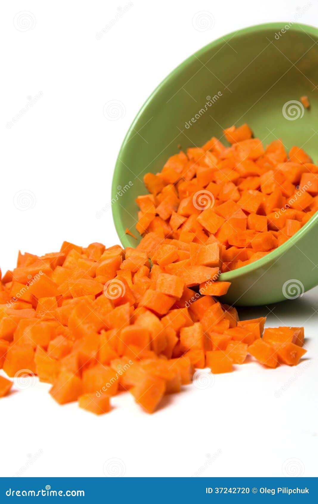 Carrot in dish stock photo. Image of heap, isolated, yellow - 37242720