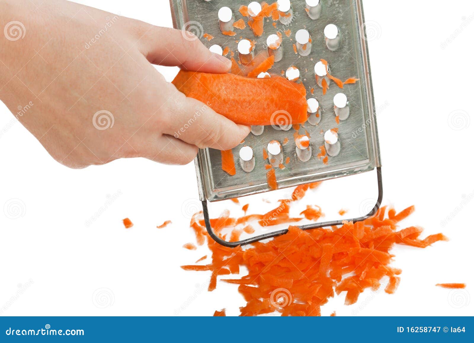 Carrot food grater stock image. Image of isolated, domestic - 16258747