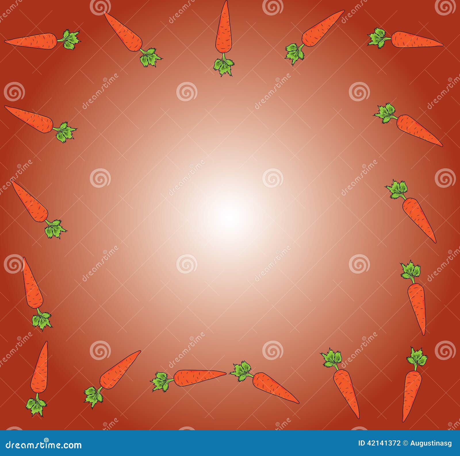 Carrot frame illustration stock illustration. Illustration of emotion ...
