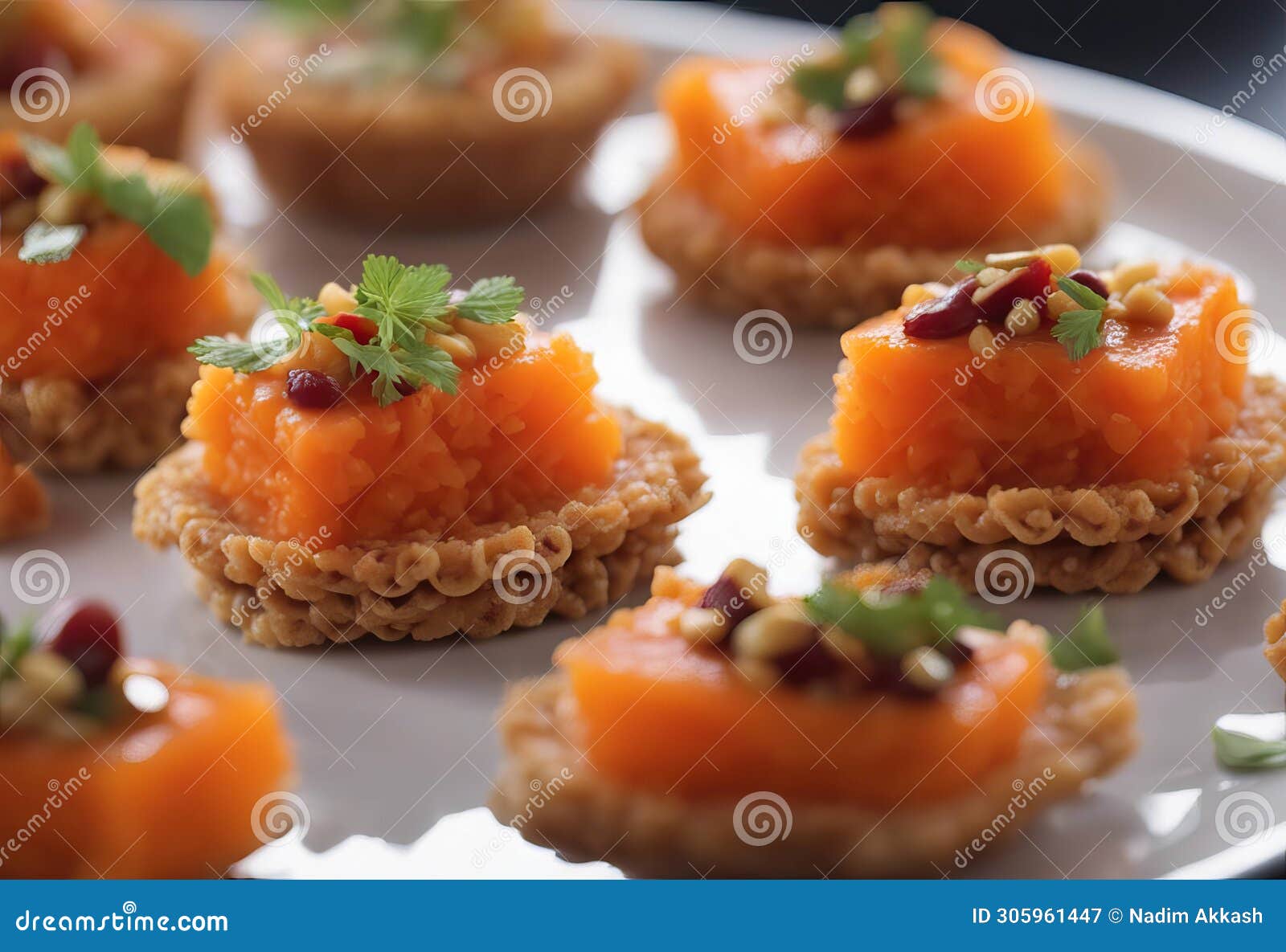 Carrot Or Gajar Halwa Canape Or Canap Royalty-Free Stock Photo | CartoonDealer.com #305961447