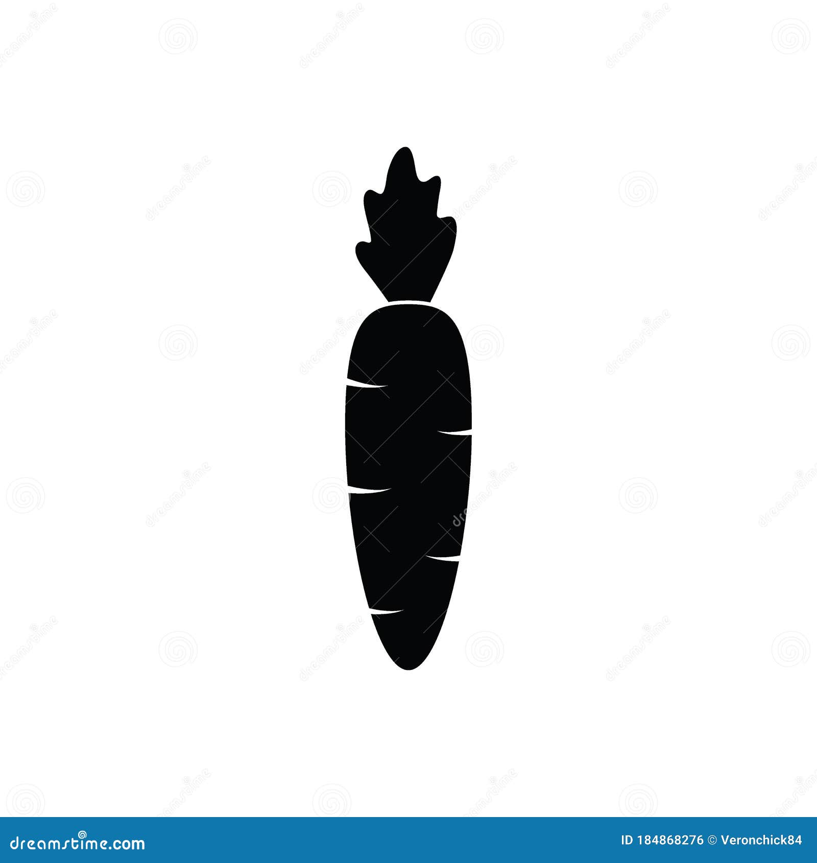 Carrot Icon Black Vector Sign Stock Vector - Illustration of food ...
