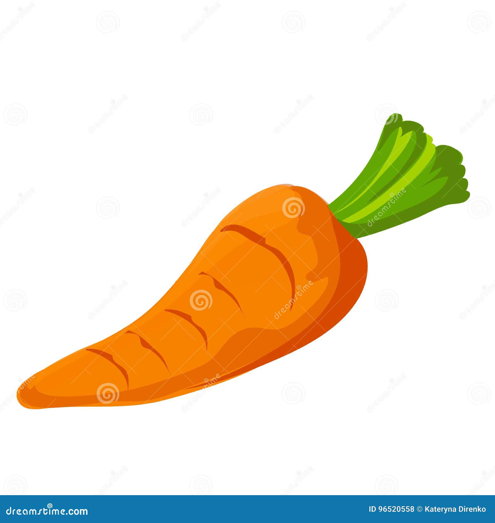 Carrot Icon. Vector Illustration Stock Illustration - Illustration of ...
