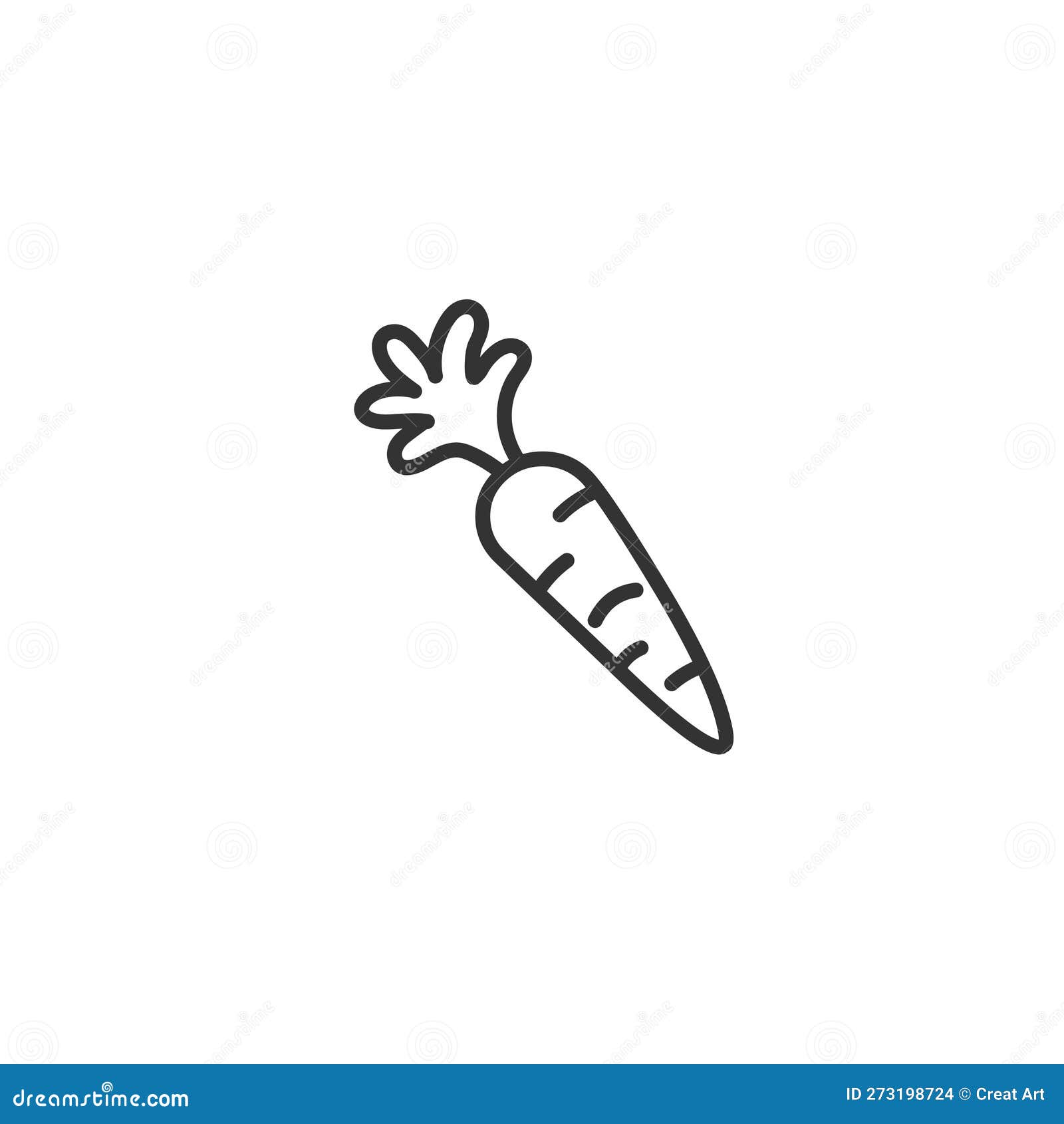 Carrot Icon Logo Vector Illustaration | CartoonDealer.com #273198725