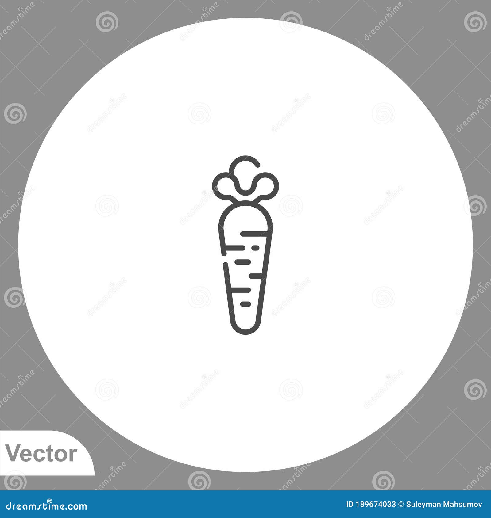 Carrot Icon Sign Vector,Symbol, Logo Illustration for Web and Mobile ...