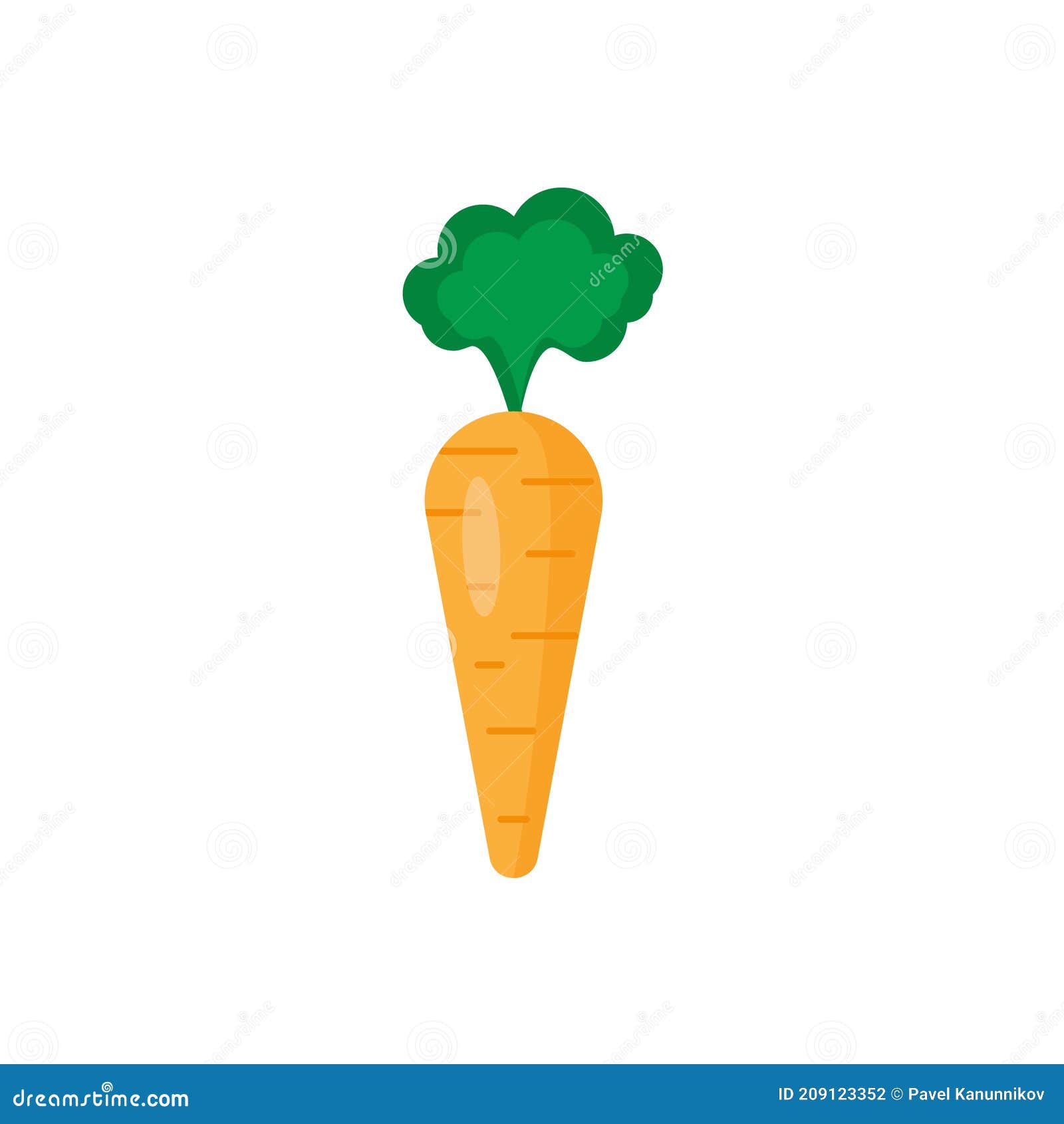 Carrot Icon White Background Flat Style Print Web Design Eps 10 Stock ...