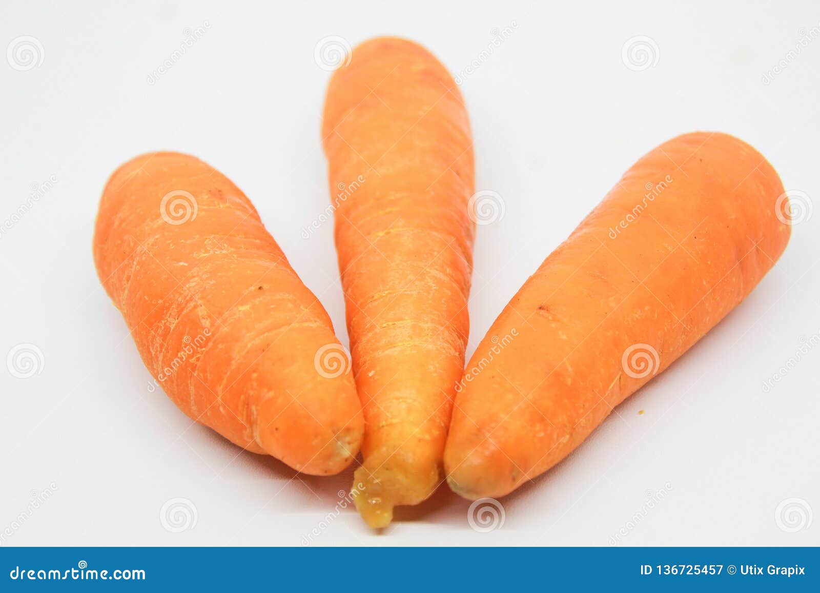 Carrot Isolated Object stock image. Image of white, single - 136725457