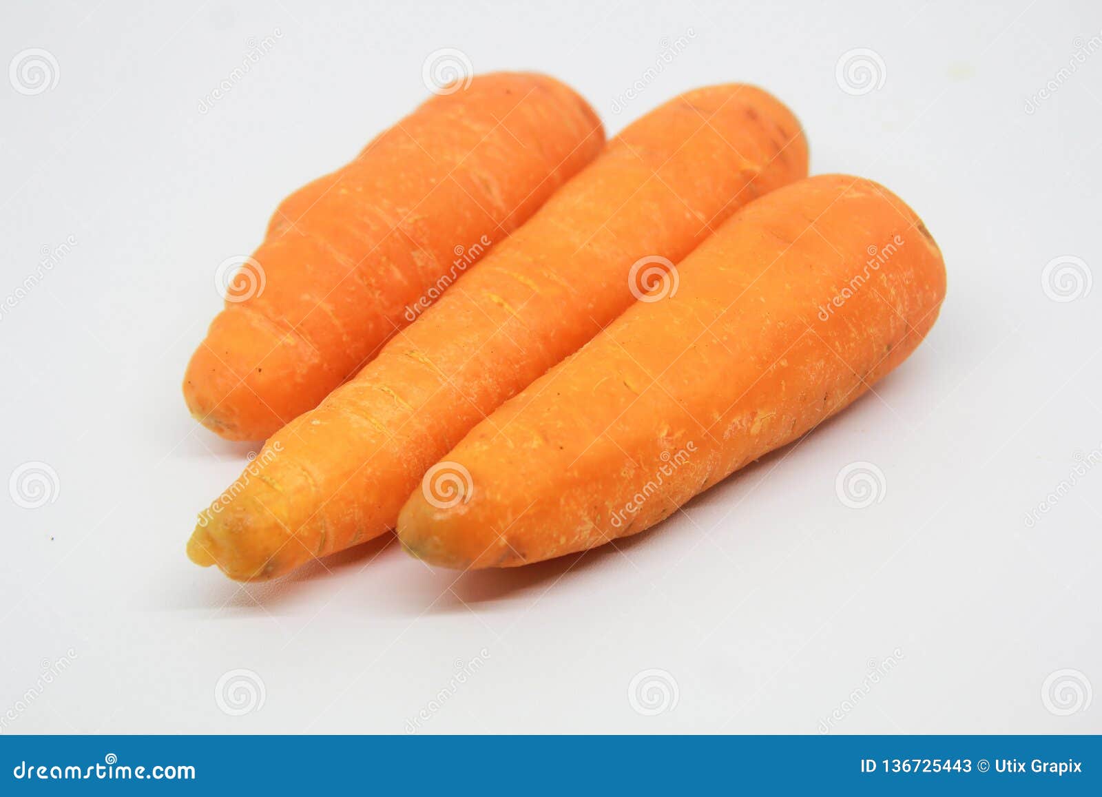 Carrot Isolated Object stock image. Image of fresh, orange - 136725443