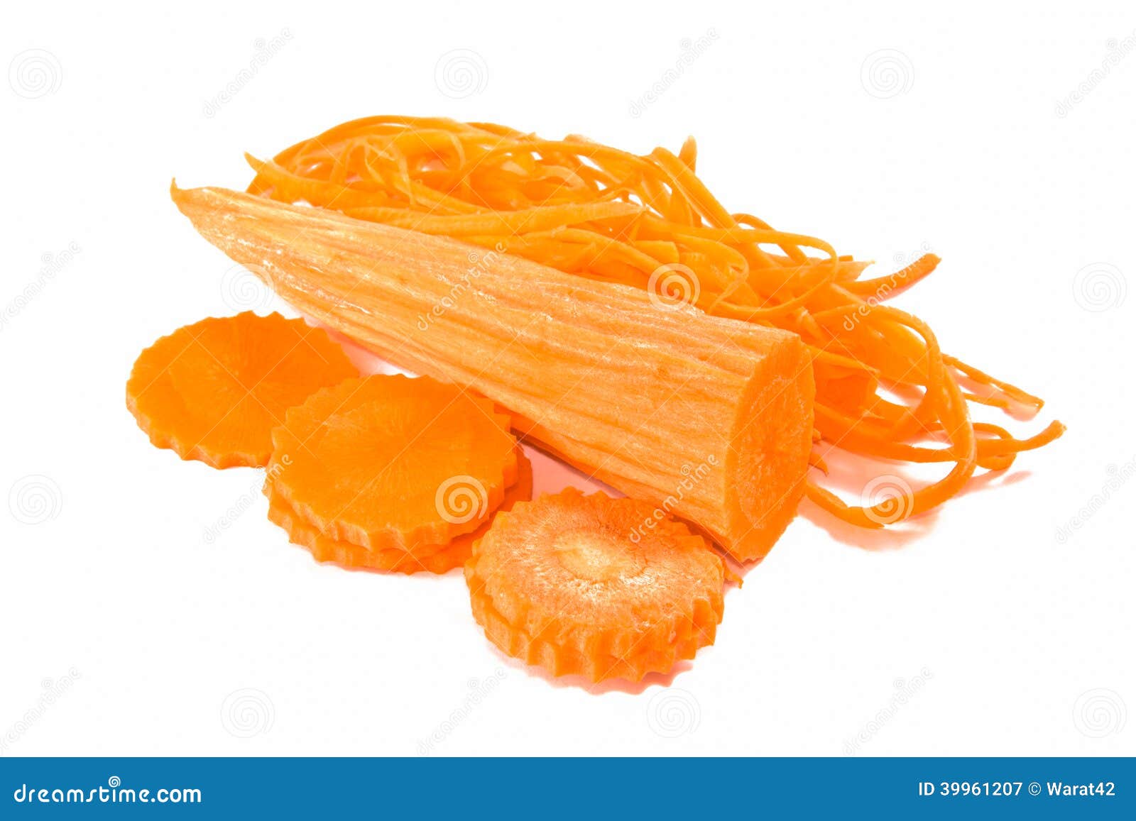 Carrot Isolated on White stock image. Image of kitchen - 39961207