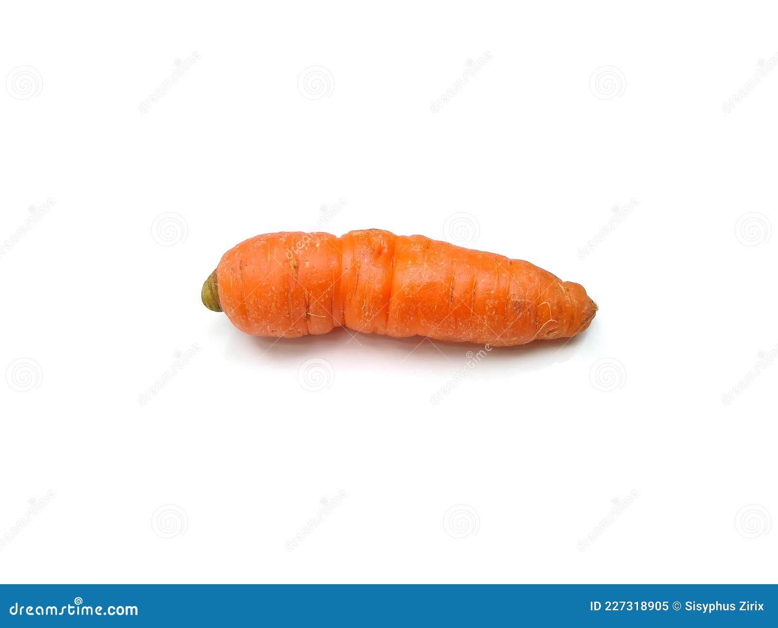 Carrot Isolated on White Background, Single Object, Fresh Vegetables ...