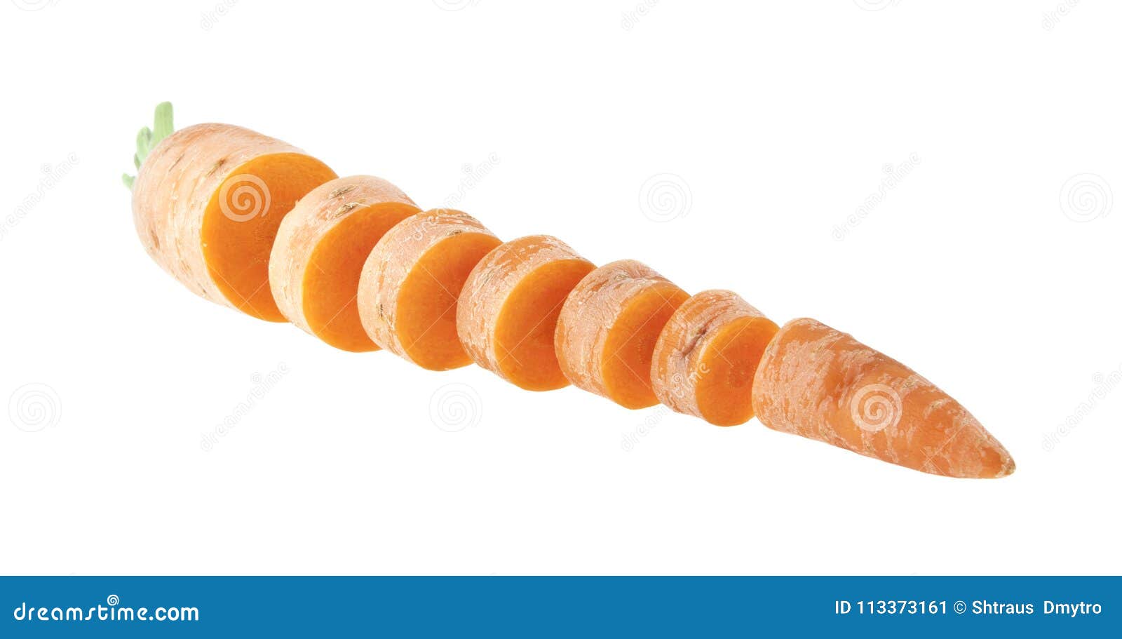 Carrot isolated on white stock image. Image of closeup - 113373161