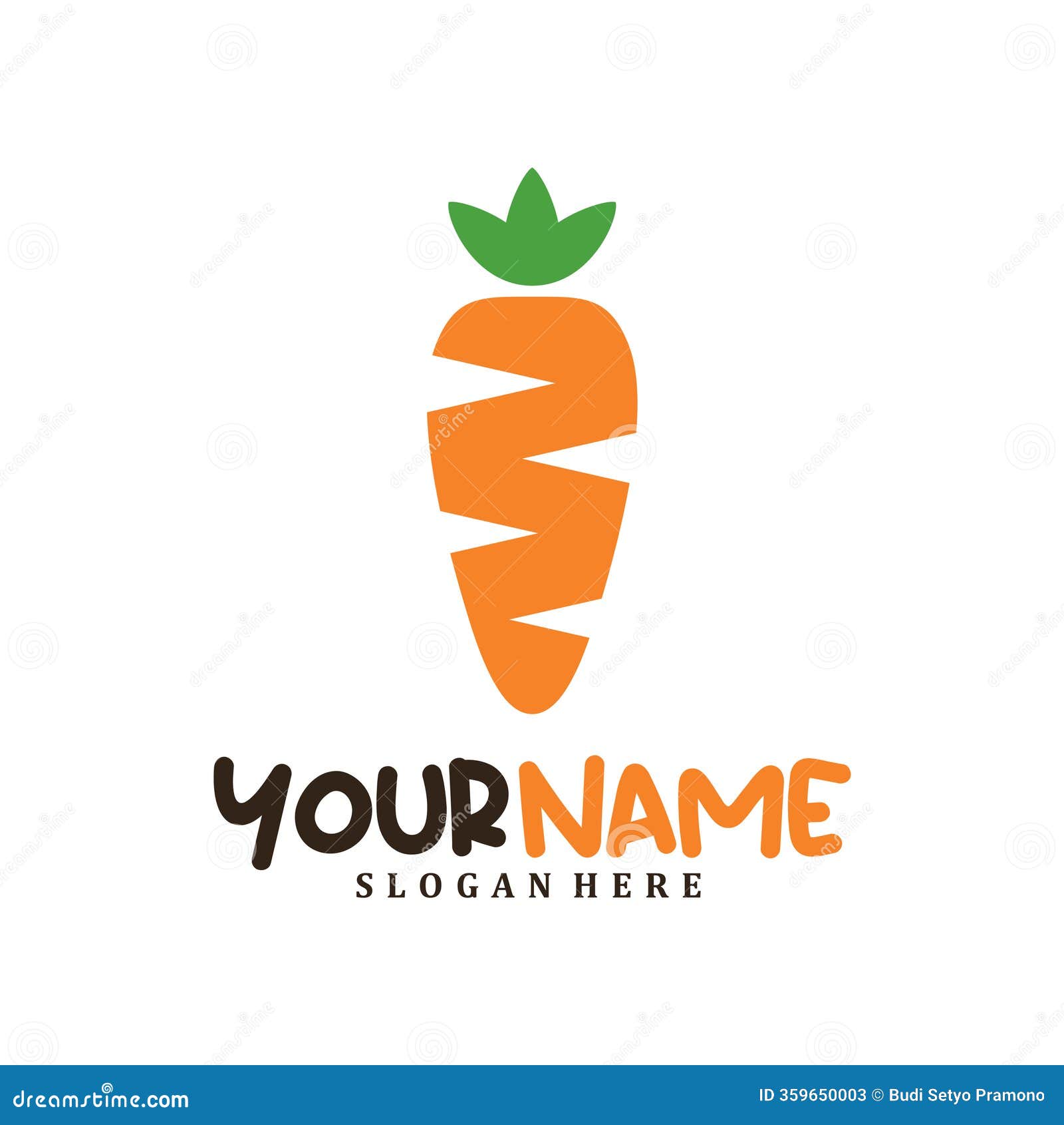 Carrot Logo Design Concept Vector. Carrot Logo Design Template ...