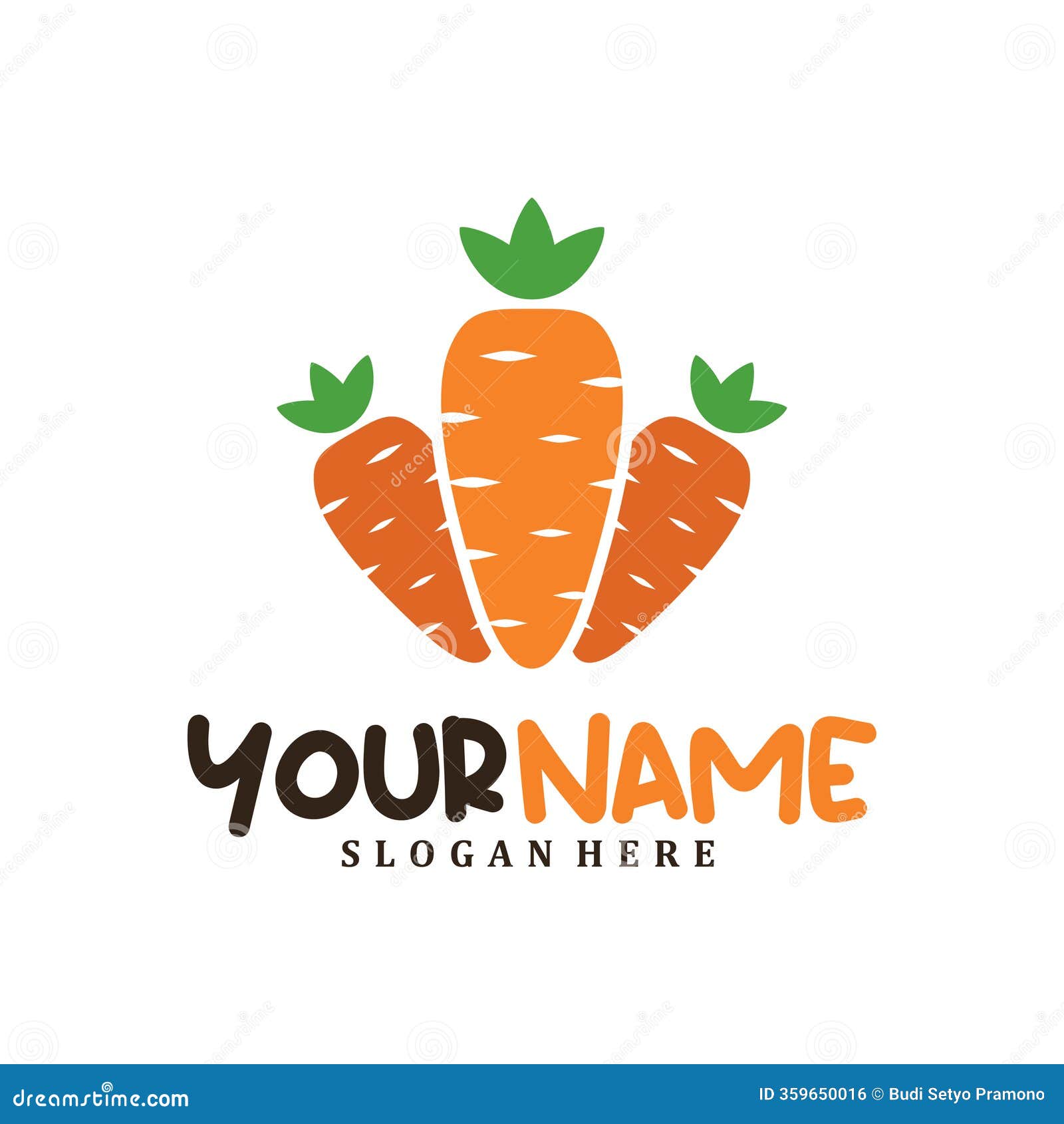 Carrot Logo Design Concept Vector. Carrot Logo Design Template ...