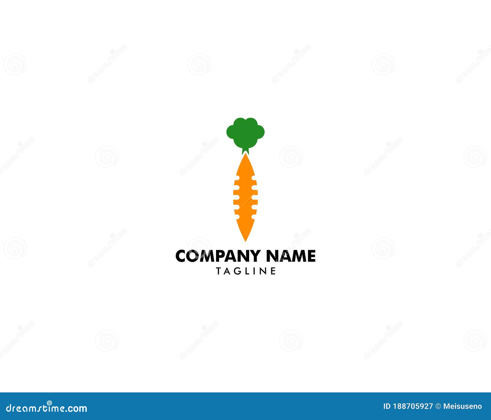Carrot Logo Design Vector Template Stock Vector - Illustration of green ...
