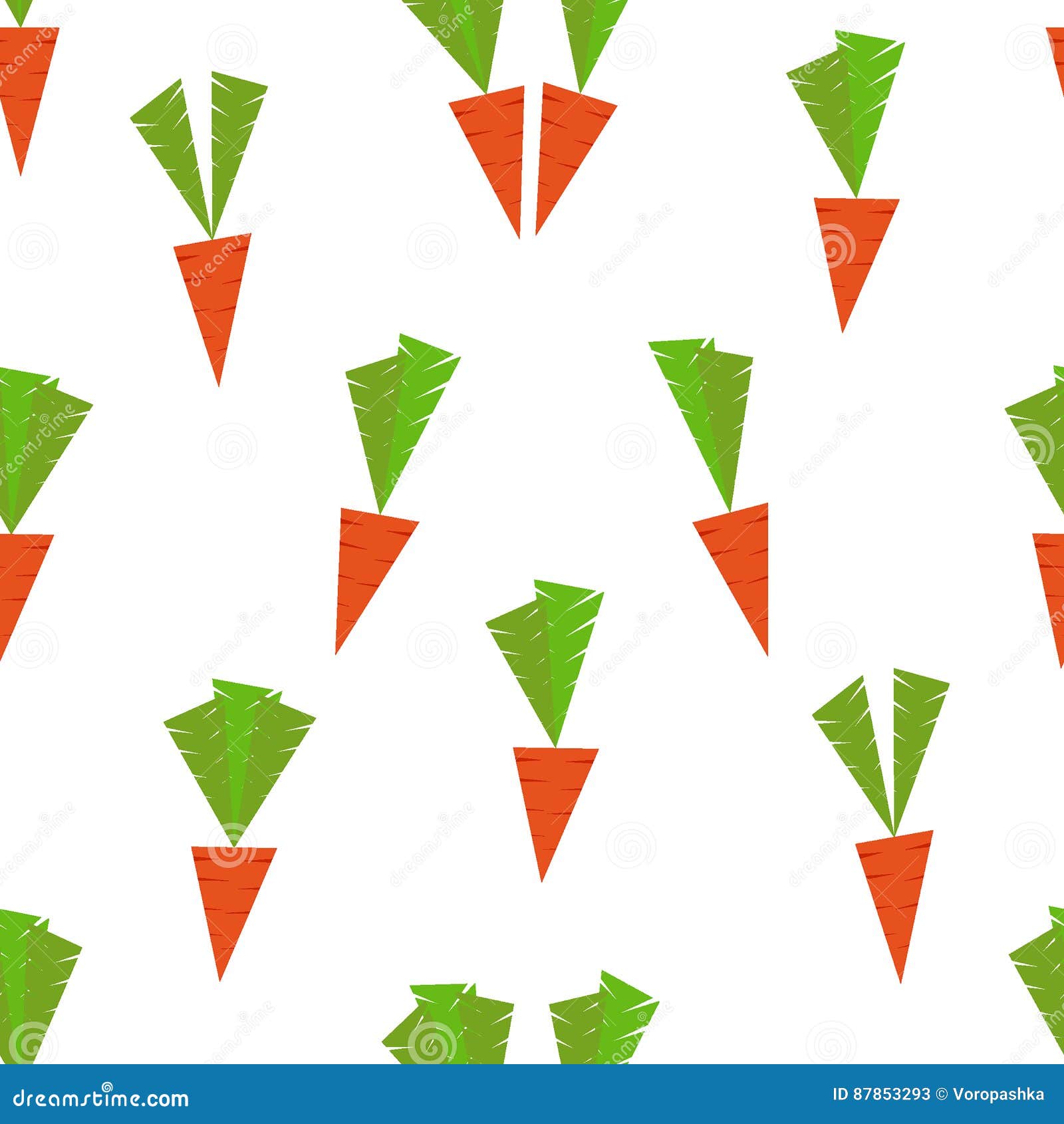 Carrot pattern flat stock vector. Illustration of healthy - 87853293
