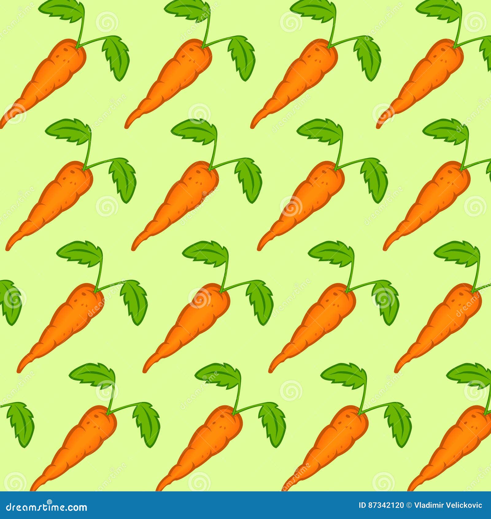 Carrot Pattern Vector Illustration | CartoonDealer.com #87342120
