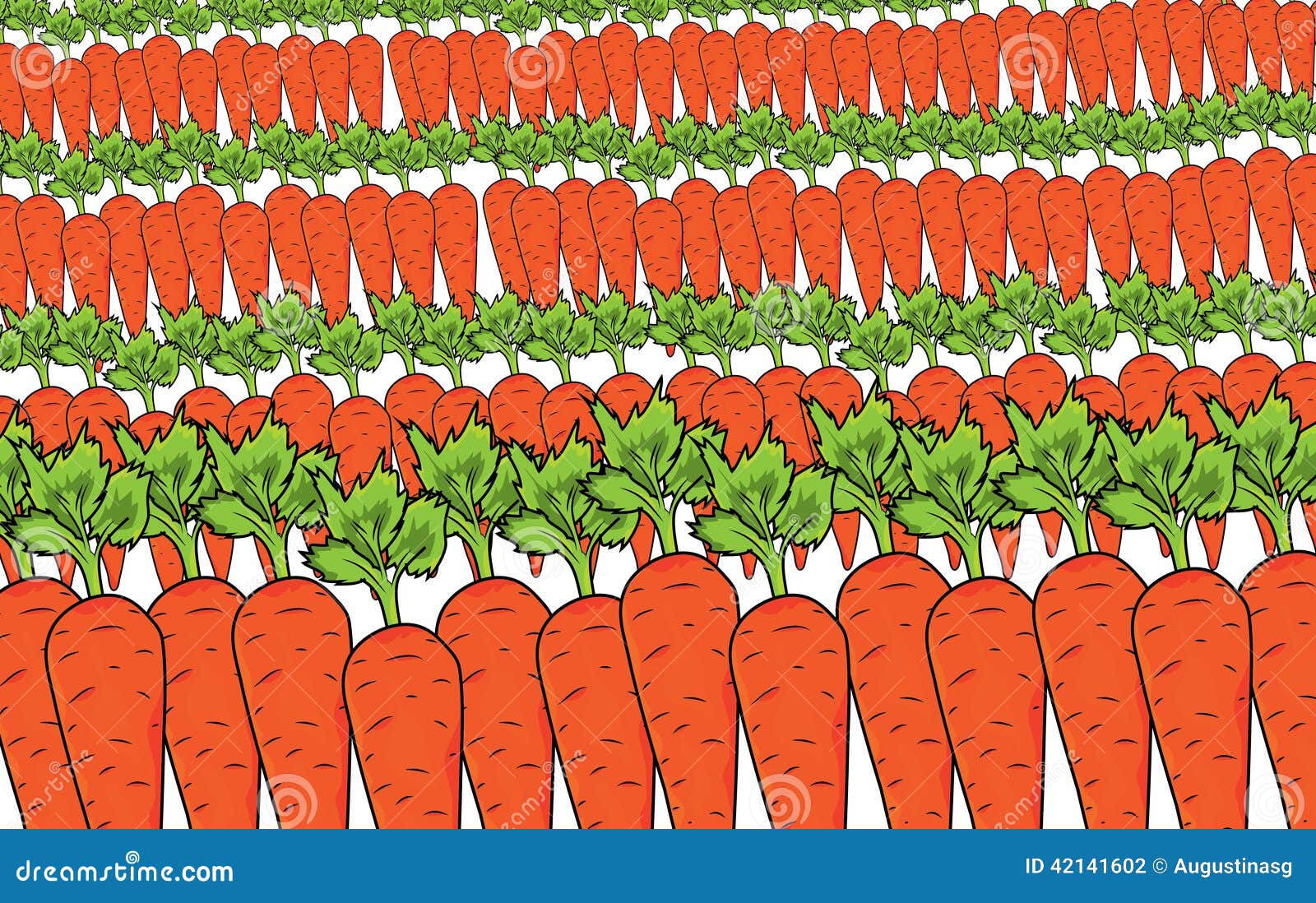 Carrot pattern stock illustration. Illustration of angry - 42141602