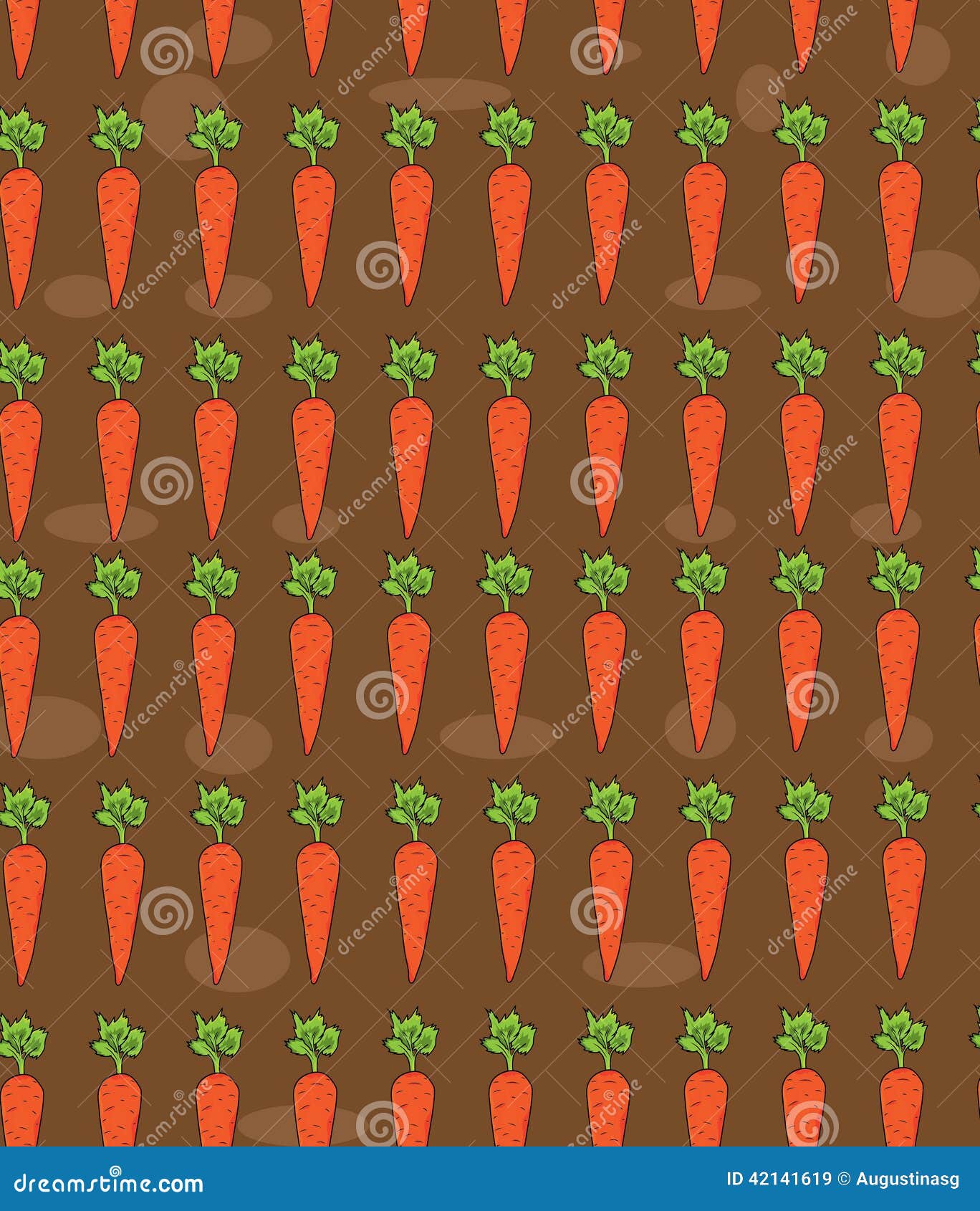 Carrot pattern stock illustration. Illustration of smile - 42141619