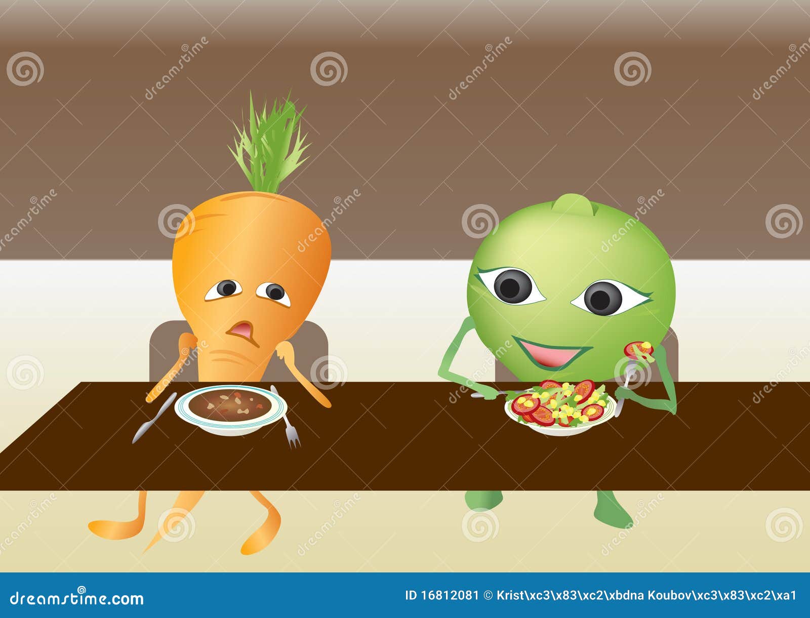 Talking Carrot. Animated Vector Vegetable Royalty-Free Stock Photo ...