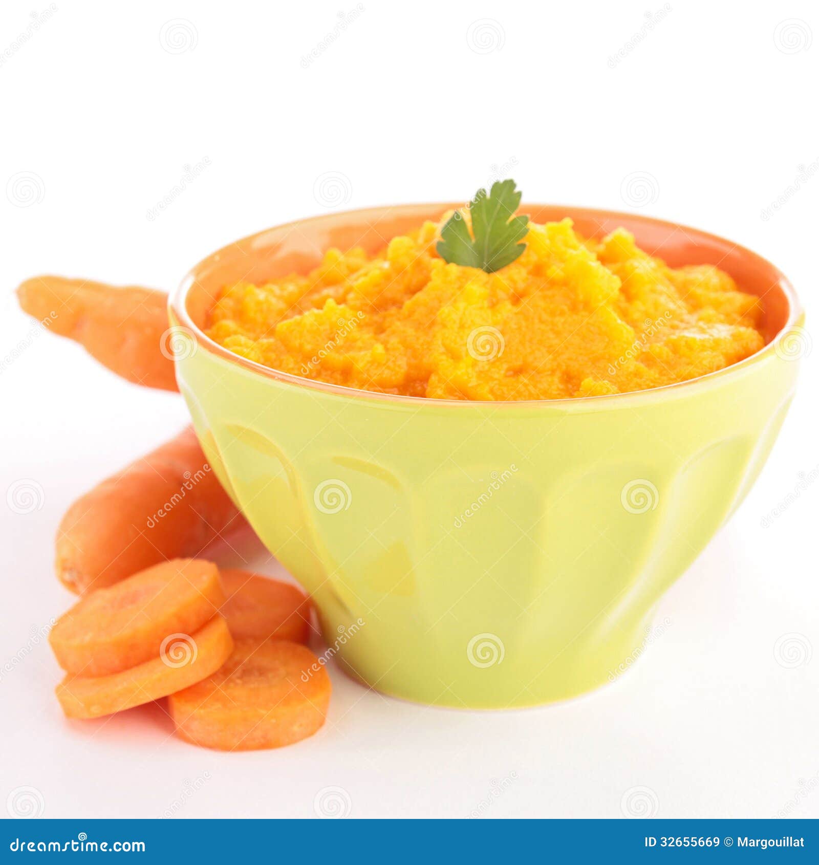 Carrot puree stock image. Image of meal, background, baby - 32655669
