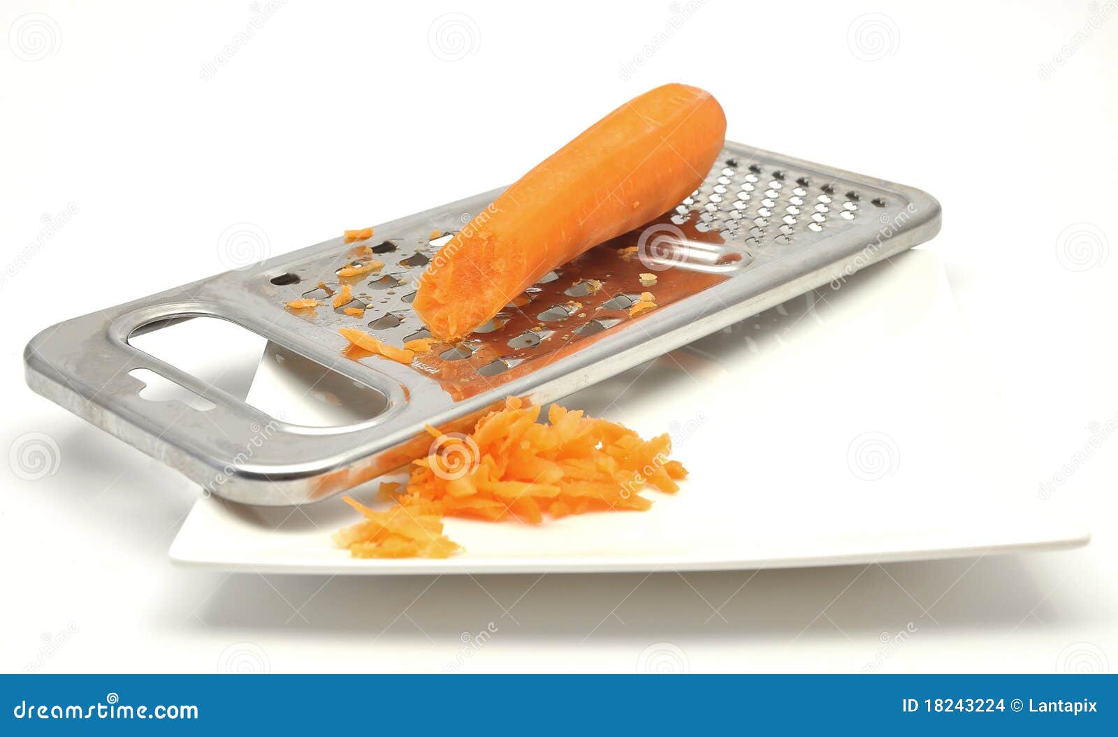 Carrot rasping stock photo. Image of white, view, close - 18243224