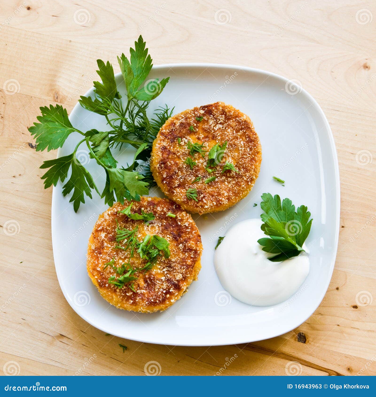 Carrot s Catlet stock image. Image of restaurant, healthy - 16943963