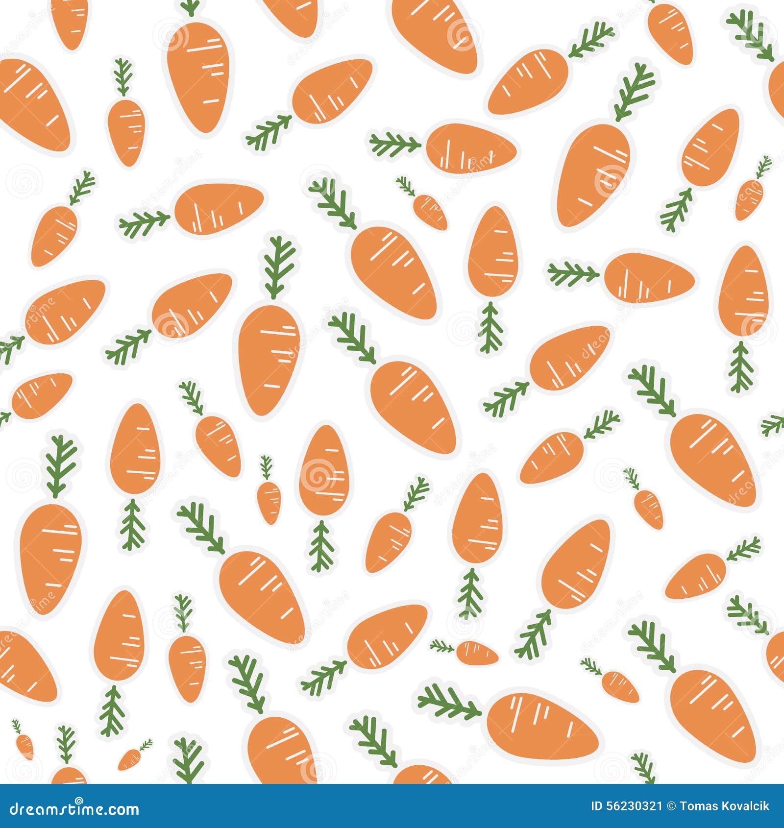 Carrot, seamless pattern stock vector. Illustration of seamless - 56230321