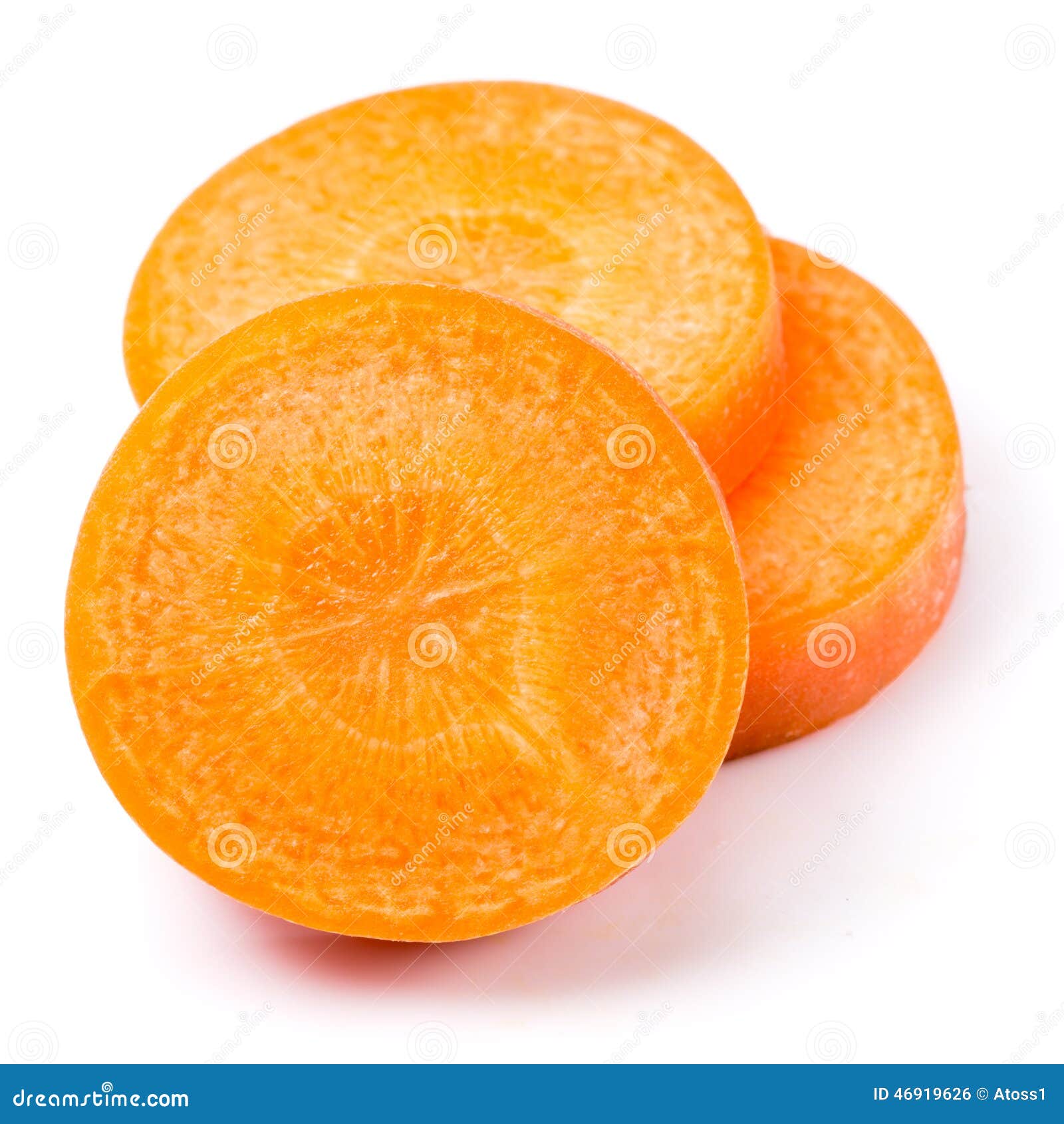 Carrot stock photo. Image of circle, carrot, round, isolated - 46919626