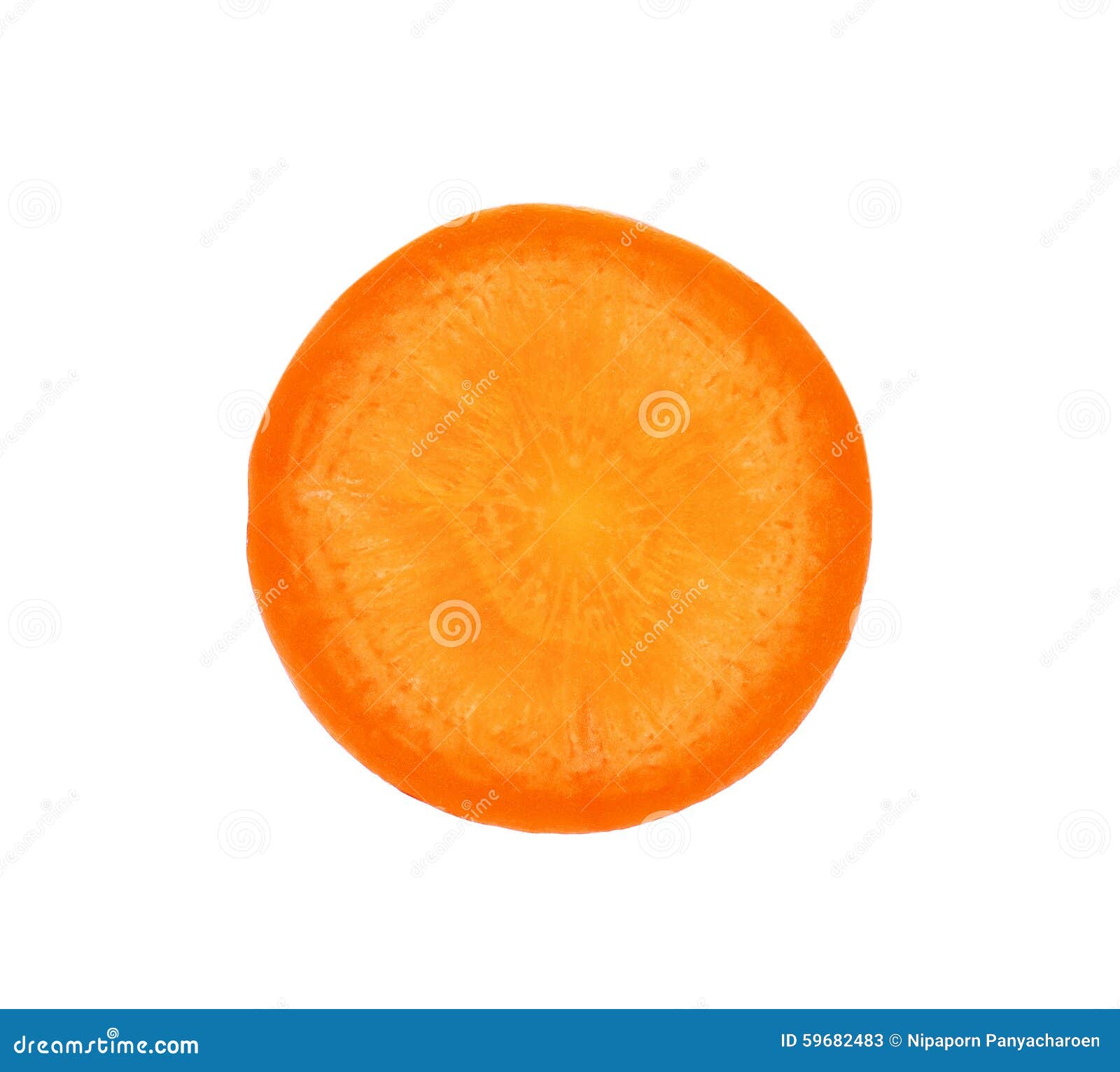 Carrot slice stock image. Image of fresh, clipping, segment - 59682483