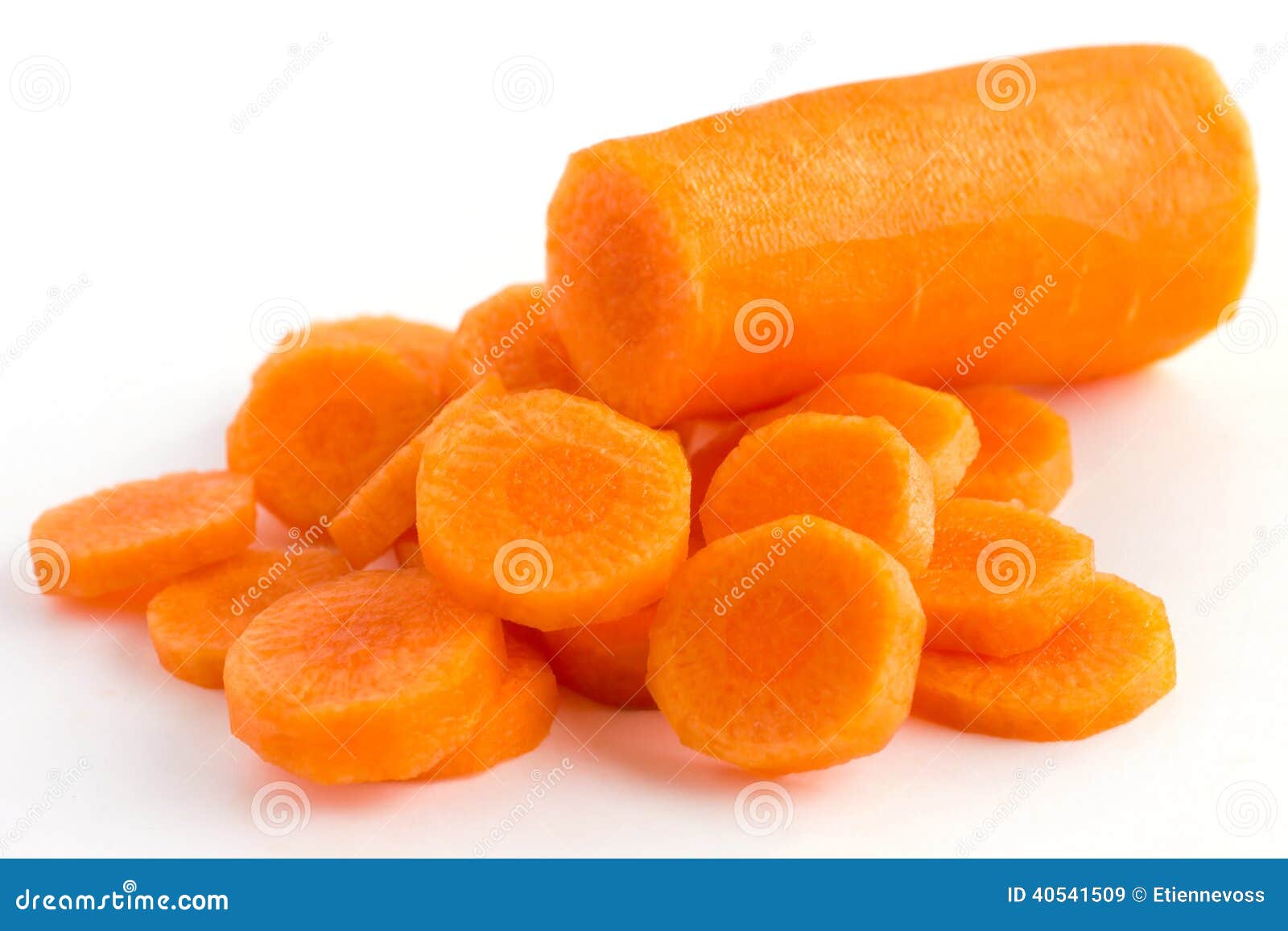 Bowl Of Sliced Carrots