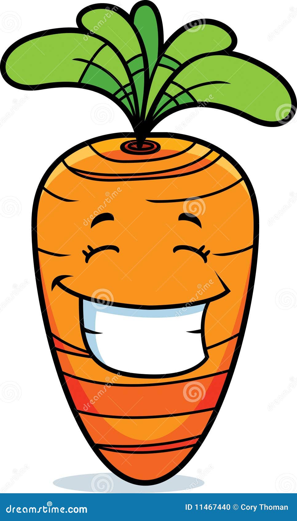 Carrot Smiling stock vector. Illustration of food, carrot - 11467440
