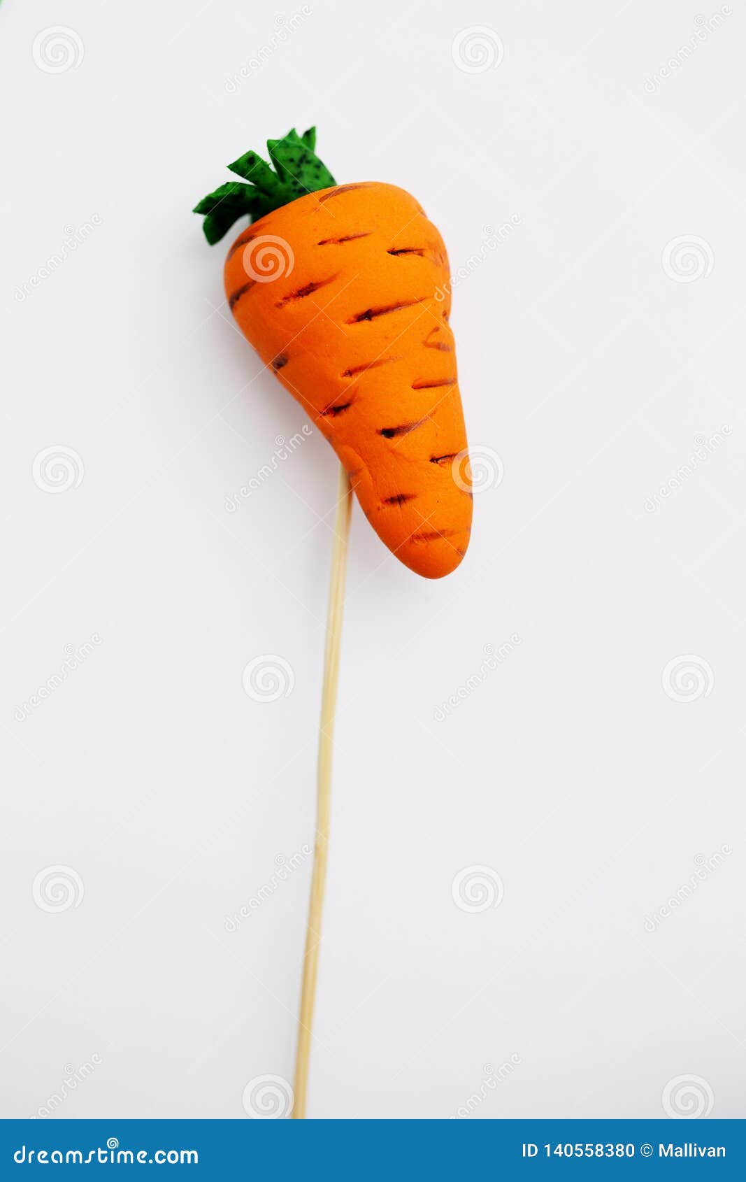 Carrot on a stick stock photo. Image of cakepop, carrot - 140558380