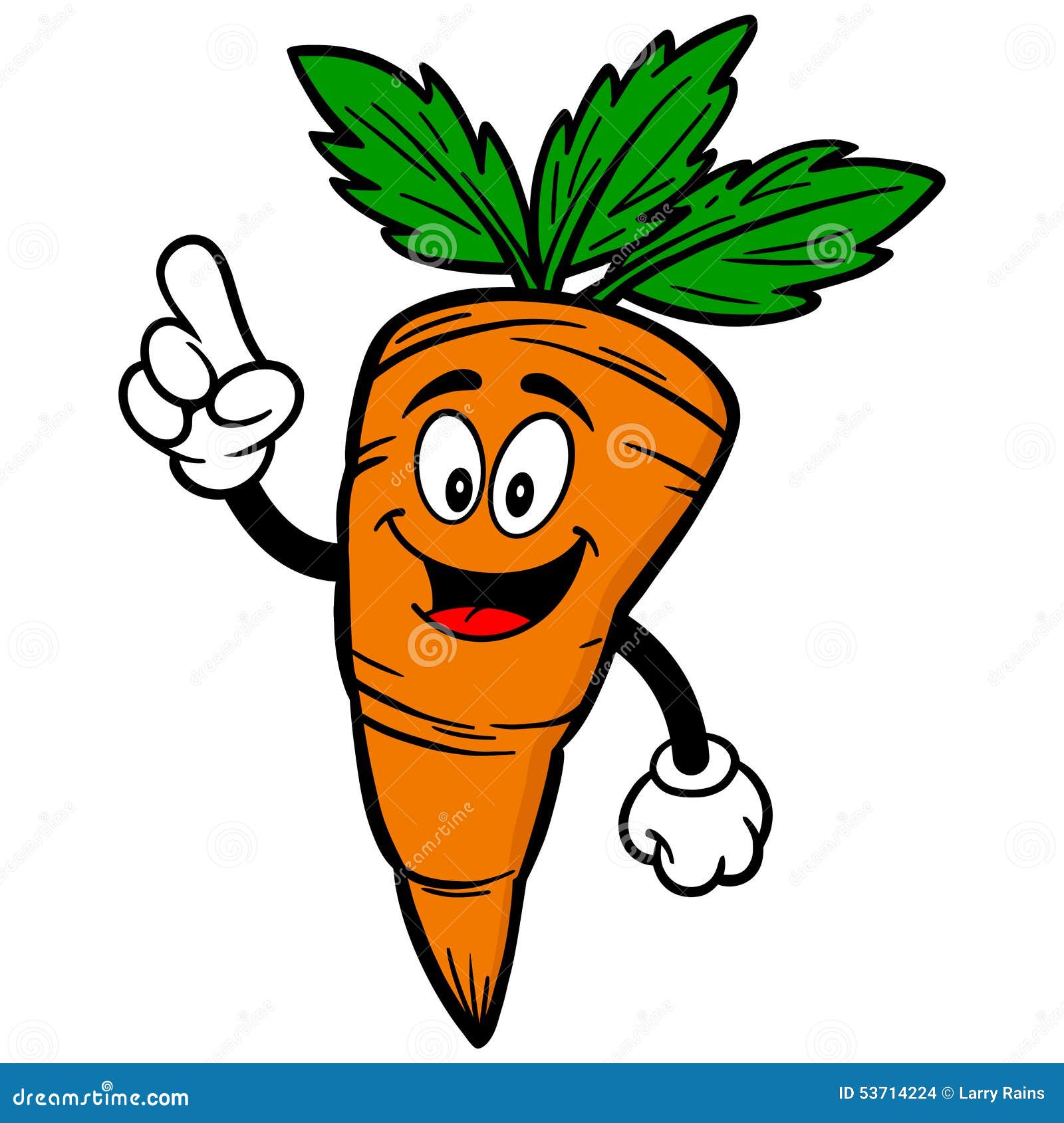 Talking Carrot. Animated Vector Vegetable Royalty-Free Stock Photo ...