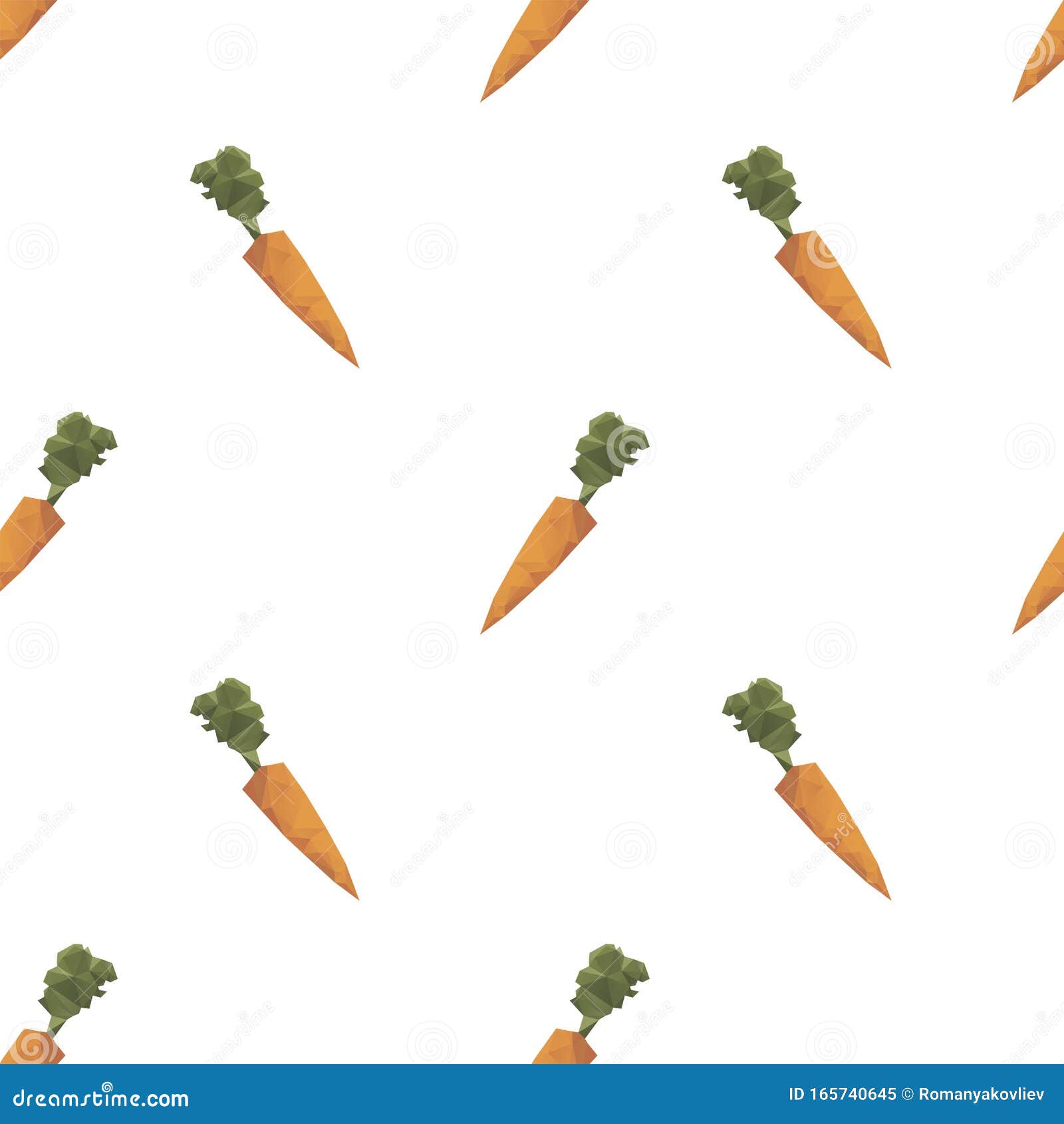 Carrot Triangle Shape Seamless Pattern Backgrounds. Wrapping Paper ...