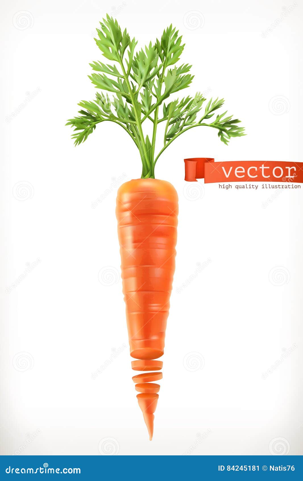 Carrot. Vegetable Vector Icon Stock Vector - Illustration of natural ...