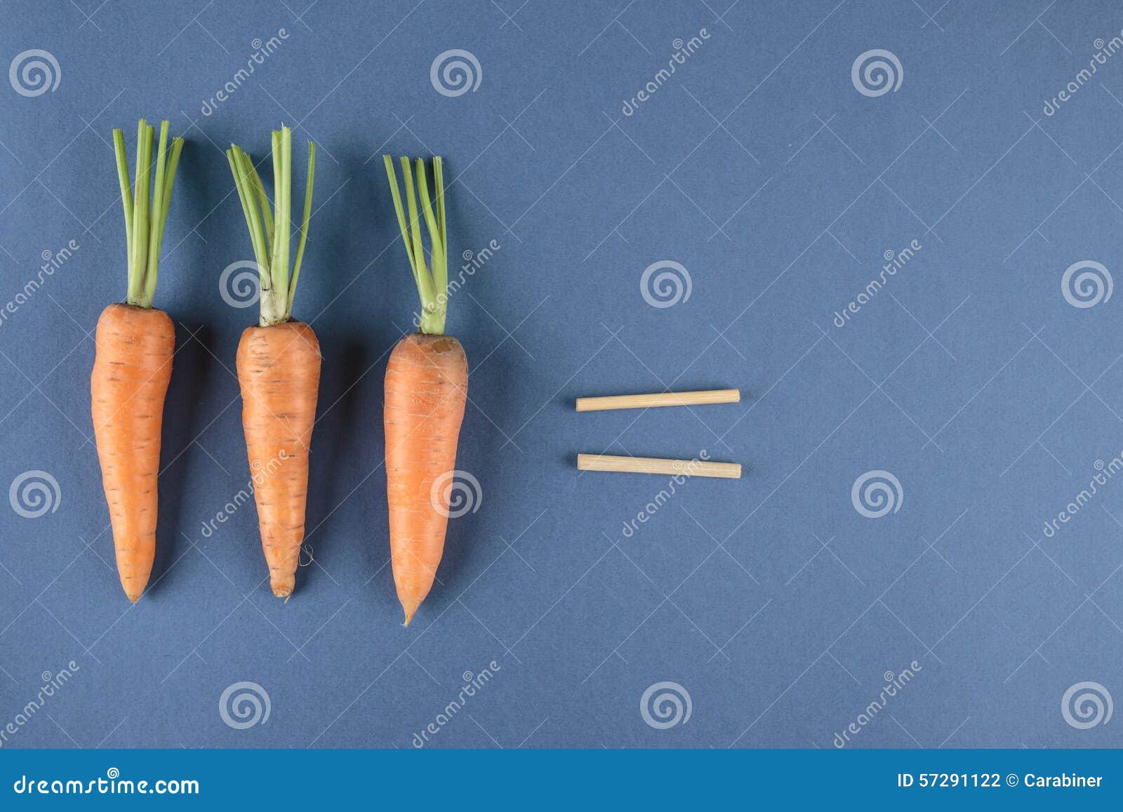Carrots and Children Mathematics Stock Photo - Image of account ...