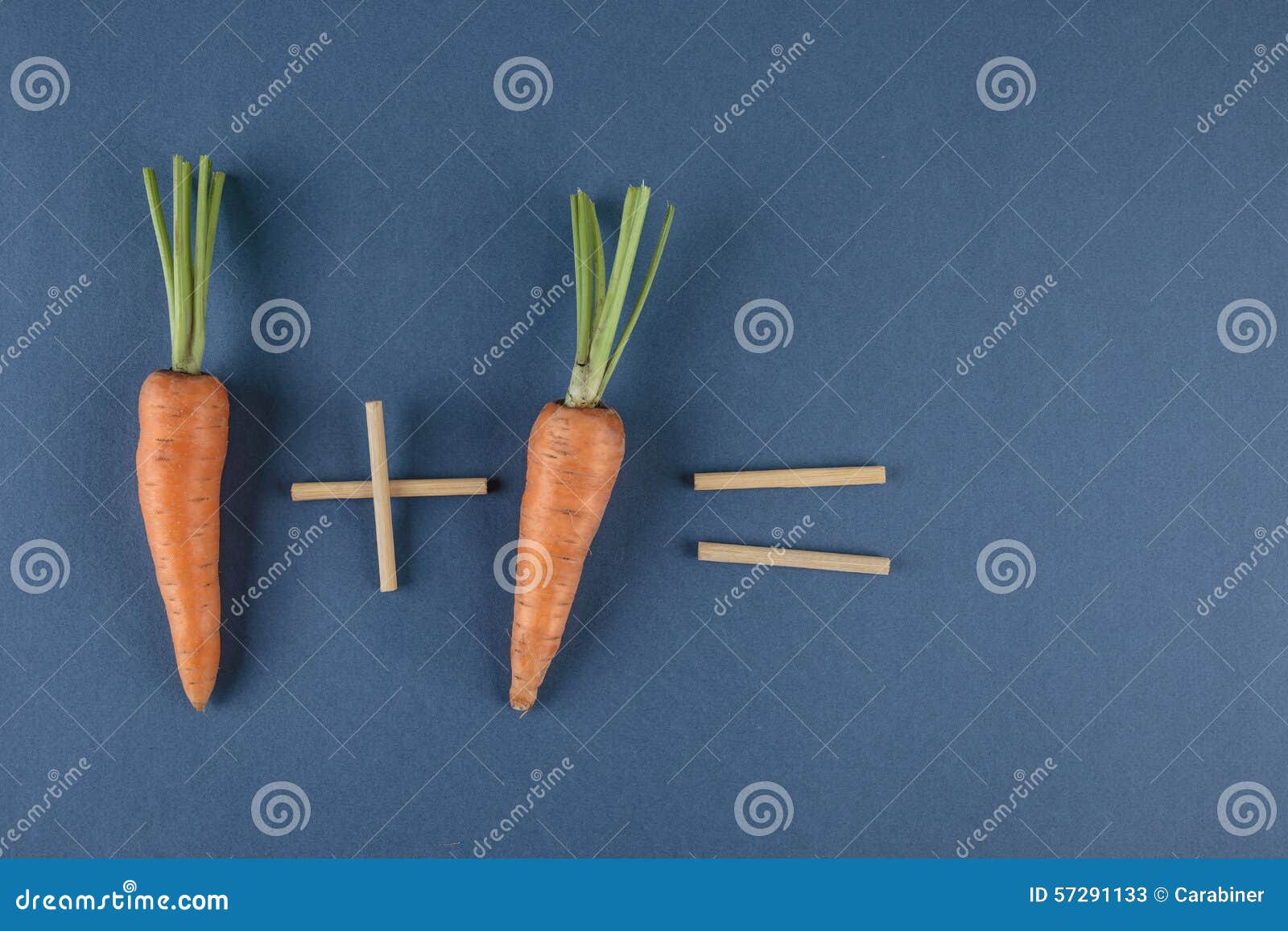 Carrots and Children Mathematics Stock Image - Image of education ...