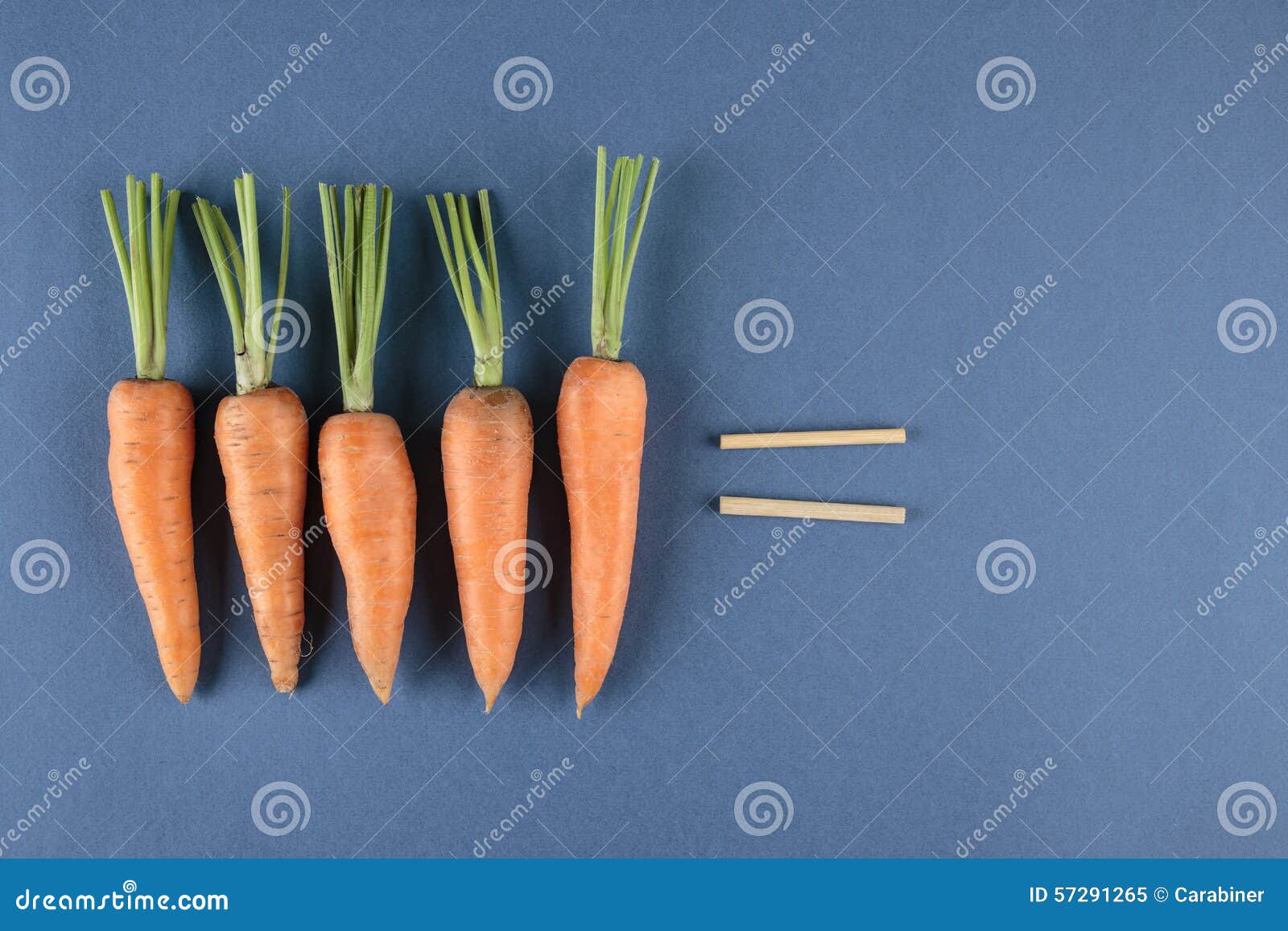 Carrots and Children Mathematics Stock Image - Image of game, knowledge ...