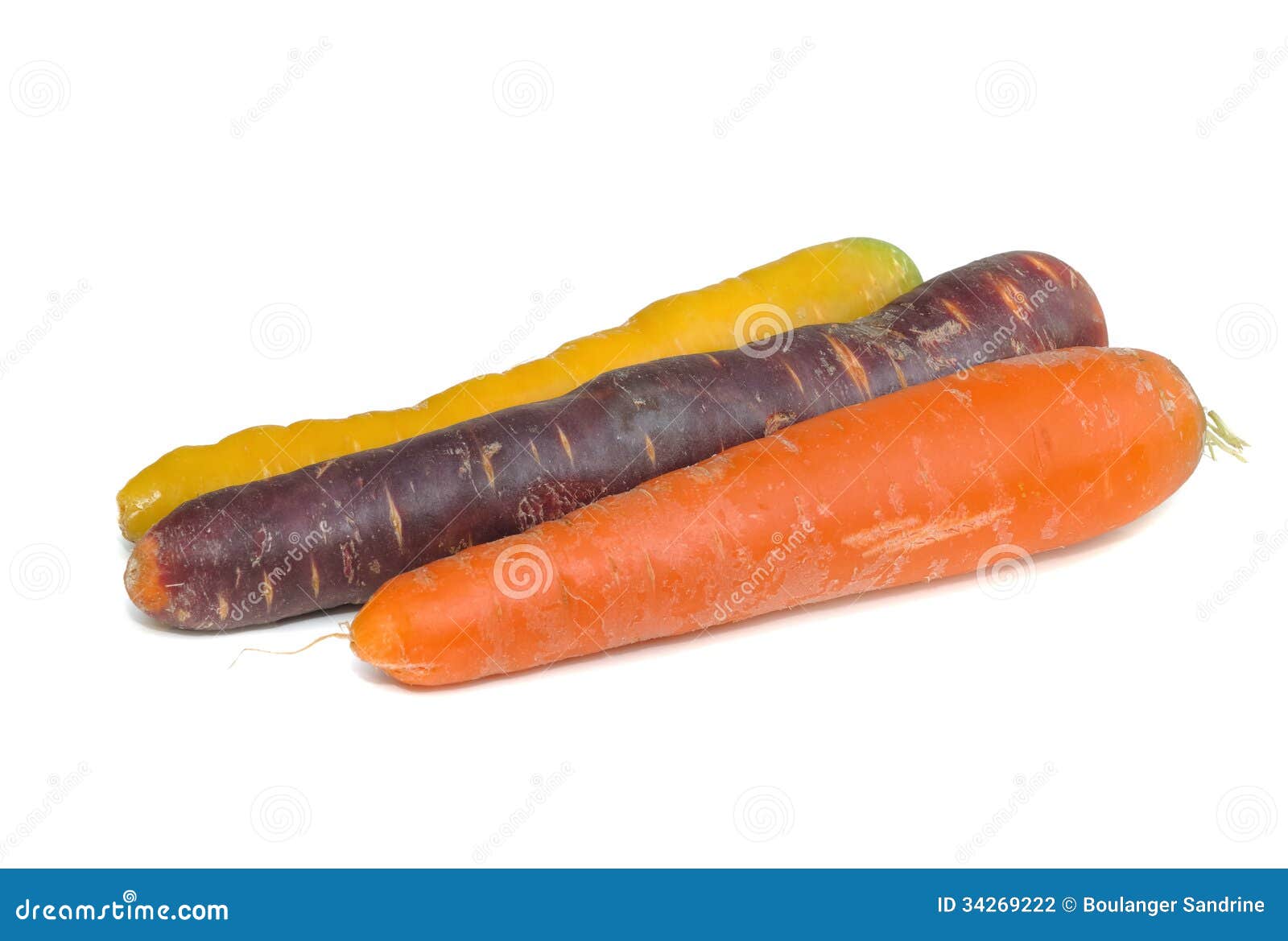 Carrots of Different Colors Stock Photo - Image of white, nutrition ...