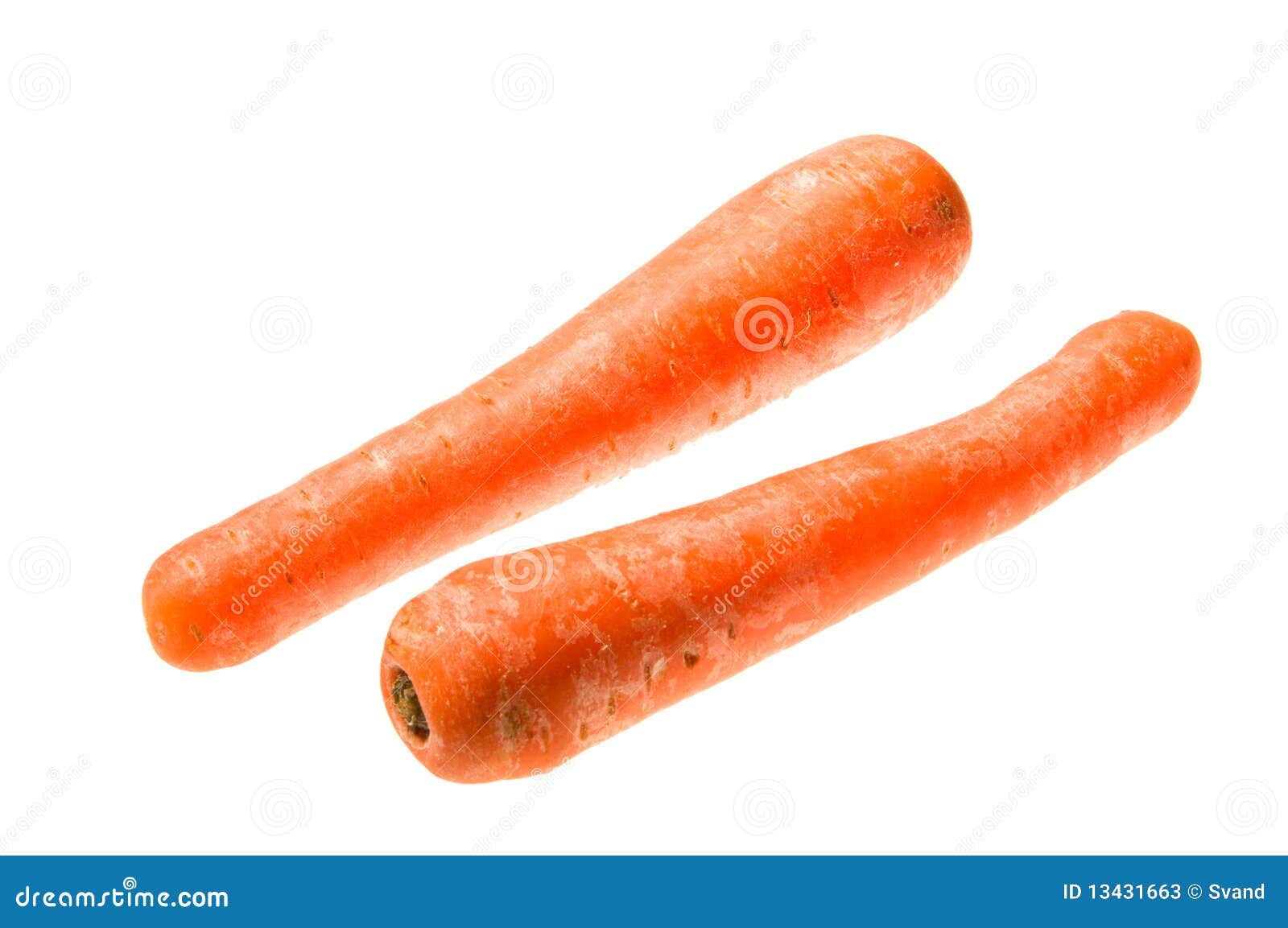 Carrots Isolated on a White Stock Image - Image of ingredient, root ...