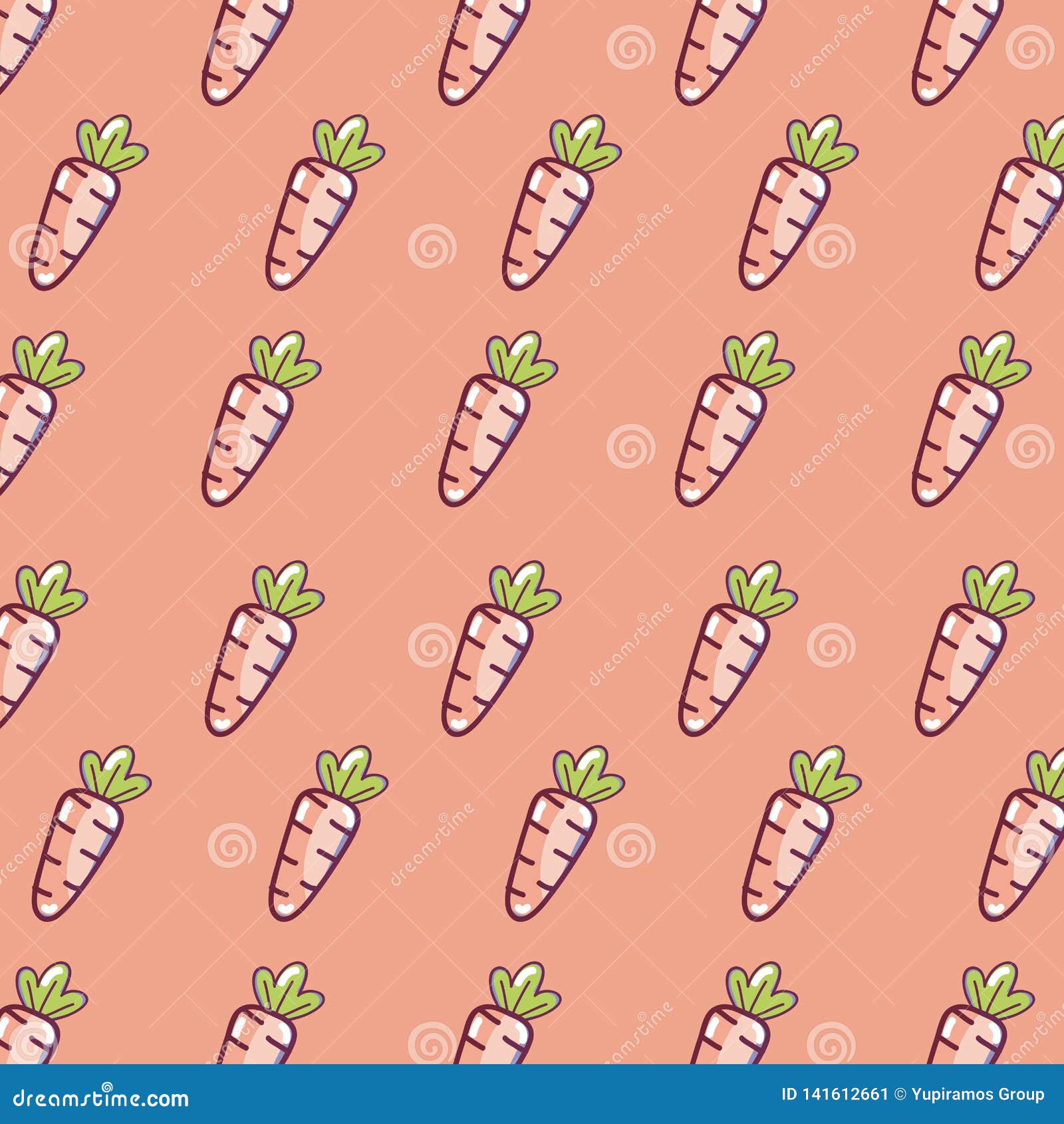 Carrots pattern background stock vector. Illustration of delicious ...