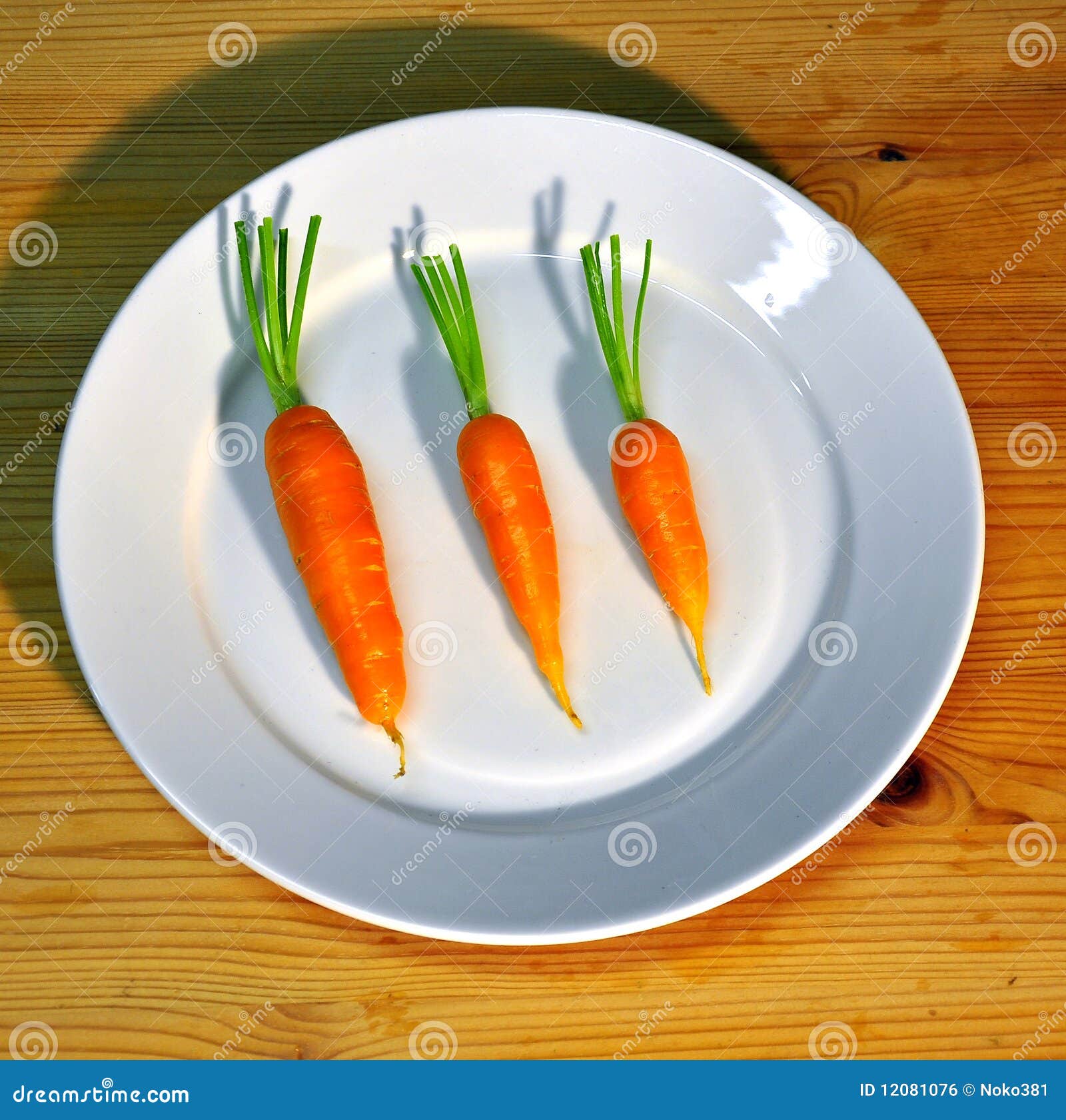 Carrots in plate stock photo. Image of natural, food - 12081076
