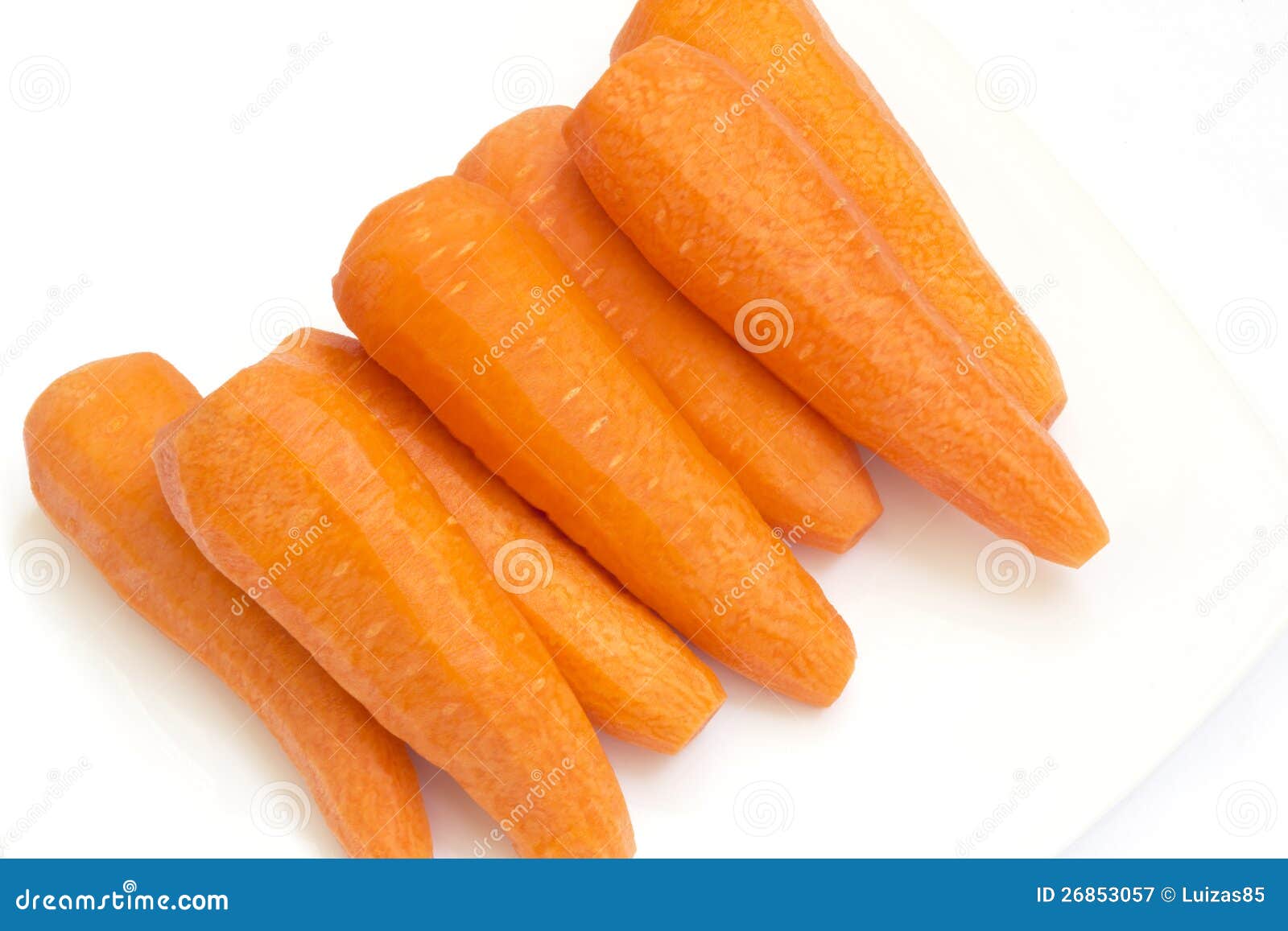 Carrots from the side view stock image. Image of peeled - 26853057