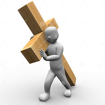Carry cross stock illustration. Illustration of lord - 13286148